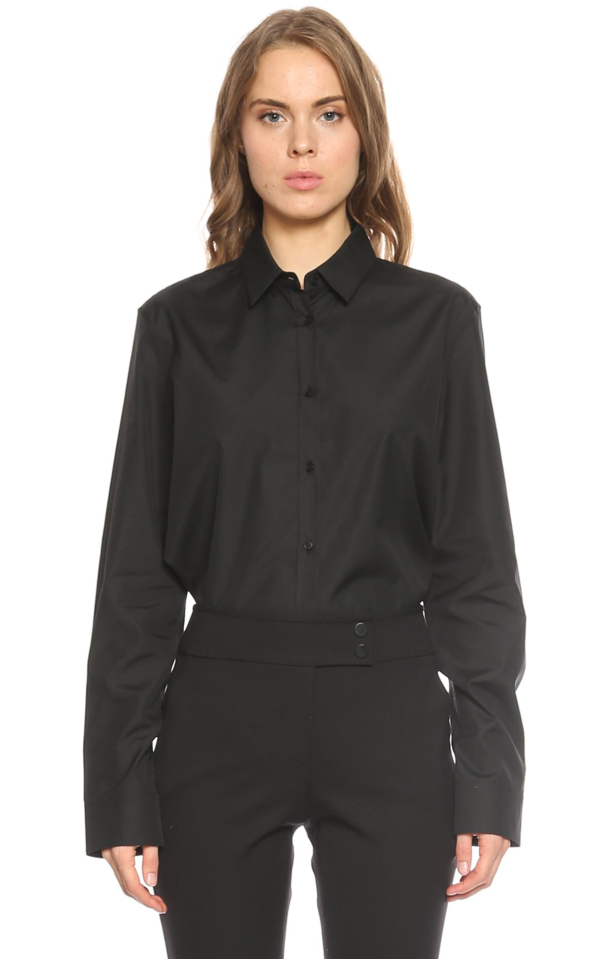 Jil Sander-Jil Sander Siyah Gömlek Jil Sander-Jil Sander Siyah Gömlek