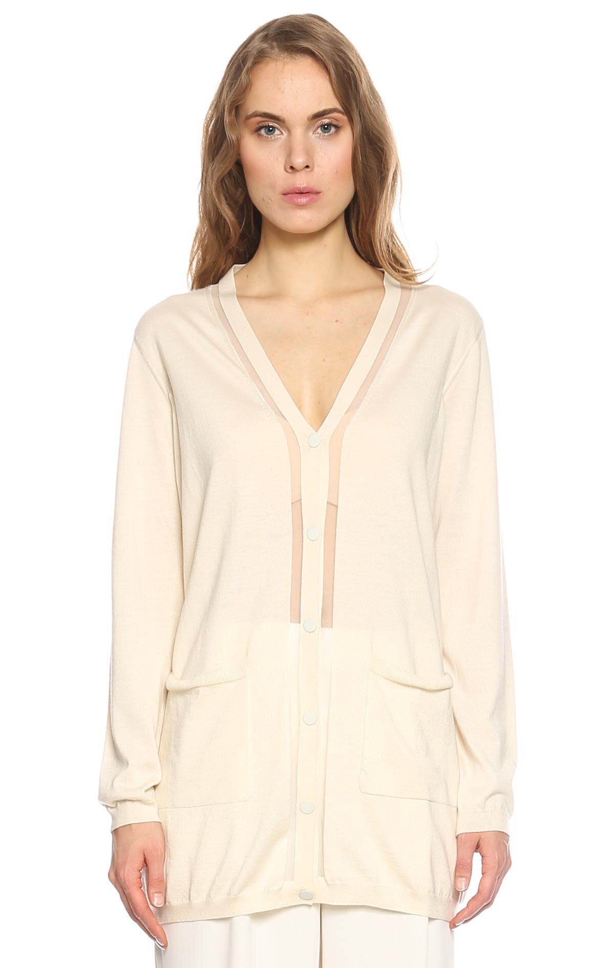 Lanvin-Lanvin Ekru Hırka Lanvin-Lanvin Ekru Hırka