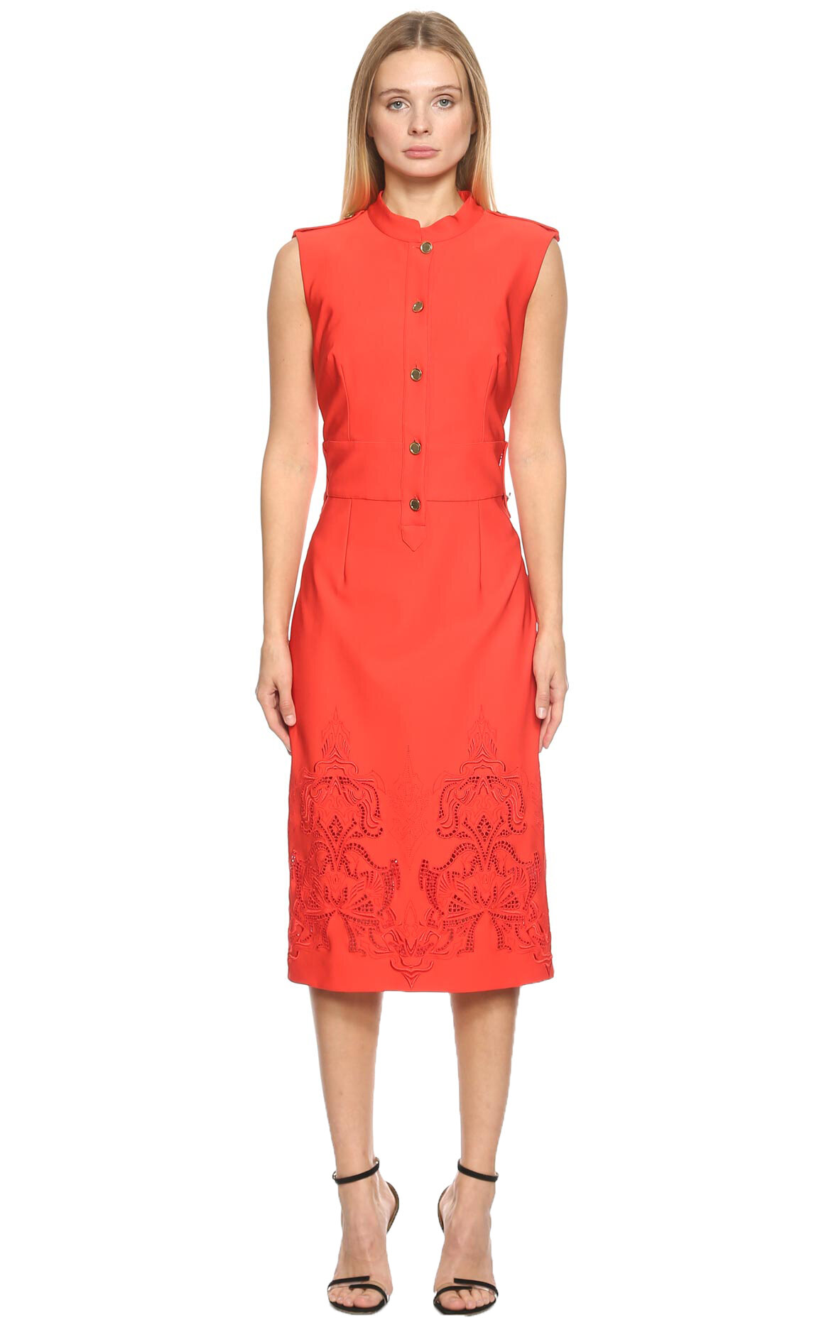 Zuhair Murad-Zuhair Murad Dik Yaka Elbise