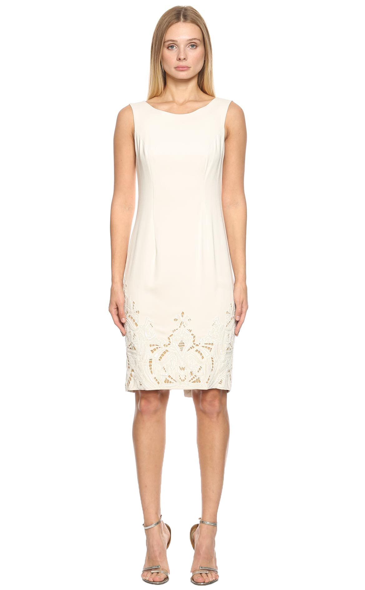 Zuhair Murad-Zuhair Murad Dantel Detaylı Elbise