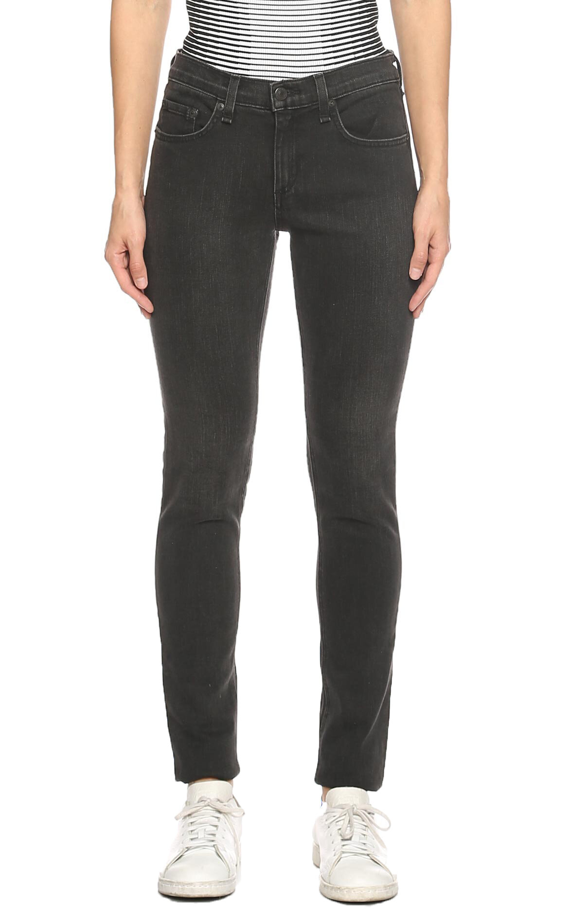 Rag&Bone-Rag&Bone Siyah Jean Pantolon