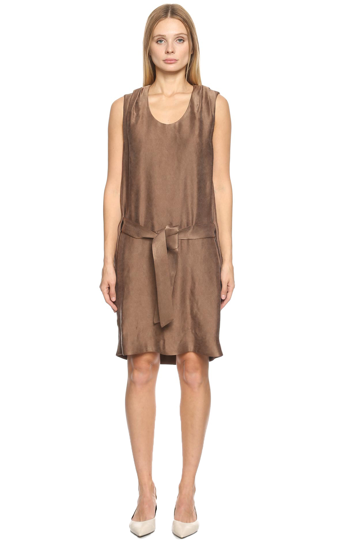 Devi Kroell-Devi Kroell Kahverengi Elbise Devi Kroell-Devi Kroell Kahverengi Elbise