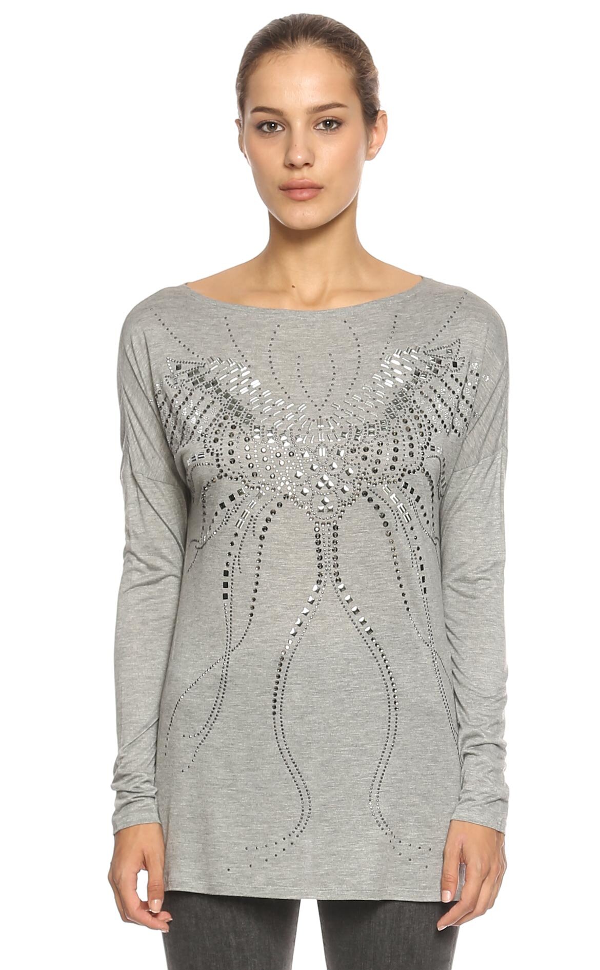 Emilio Pucci-Emilio Pucci Gri Top