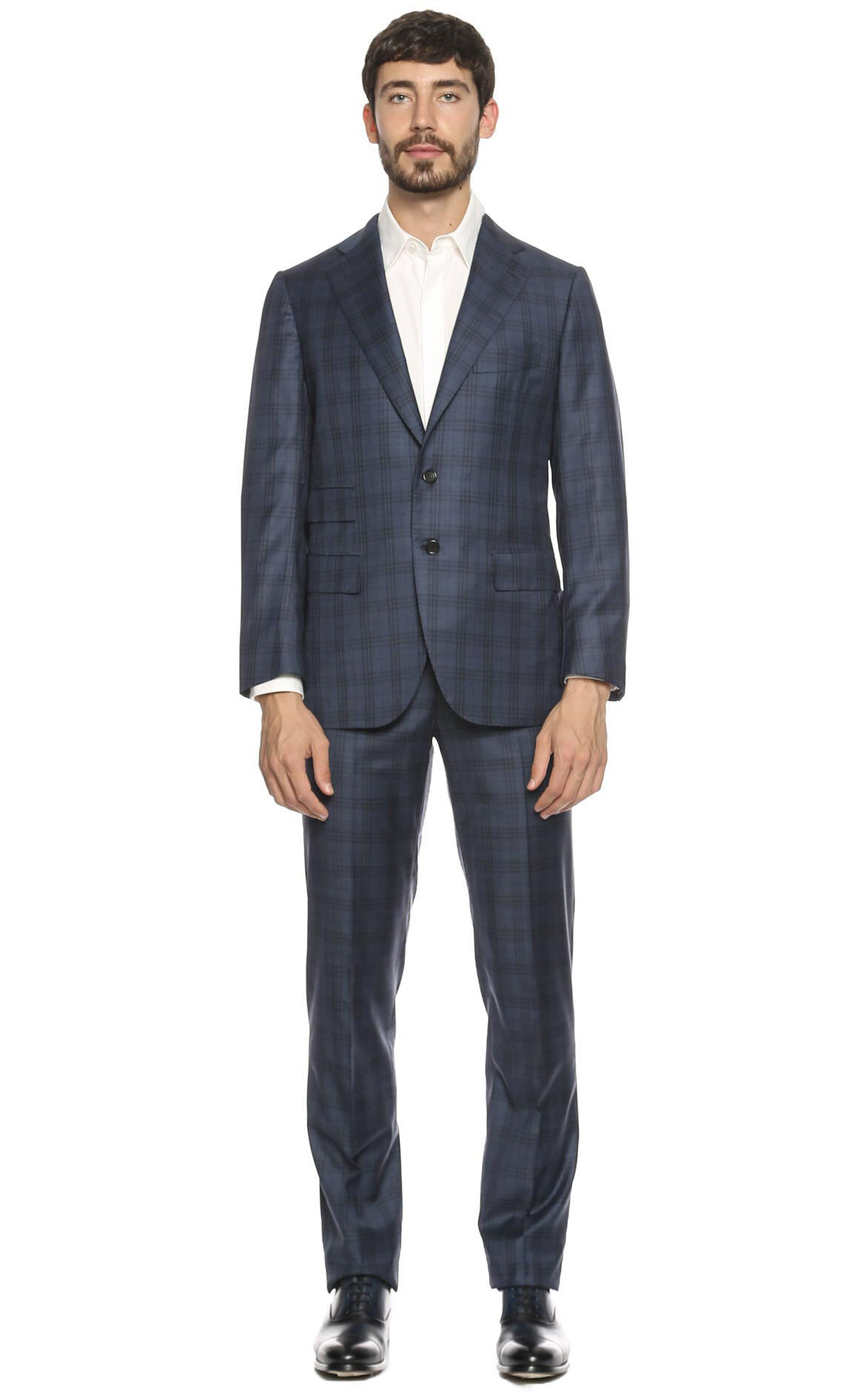 Cesare Attolini-Cesare Attolini Mavi Takım Elbise Cesare Attolini-Cesare Attolini Mavi Takım Elbise