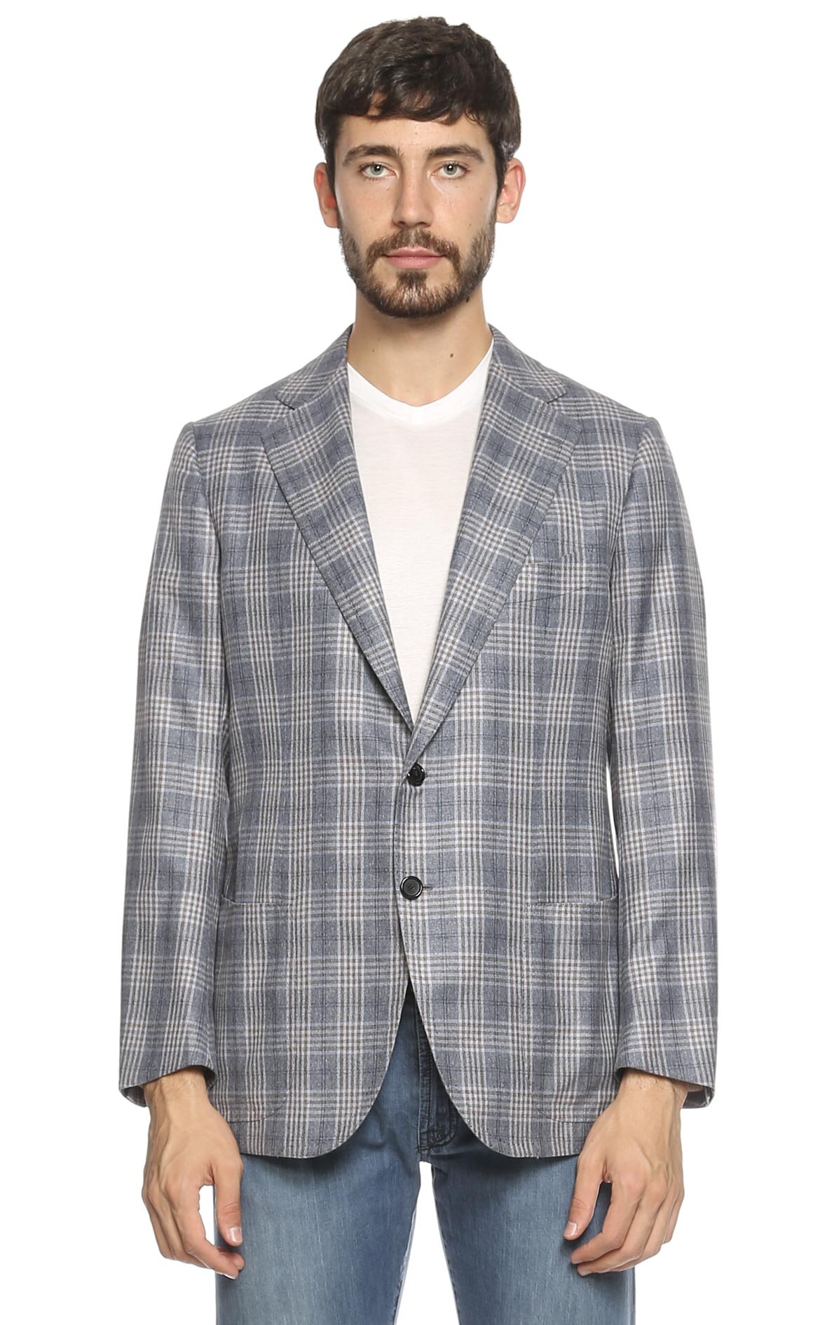 Cesare Attolini-Cesare Attolini Gri Ceket Cesare Attolini-Cesare Attolini Gri Ceket