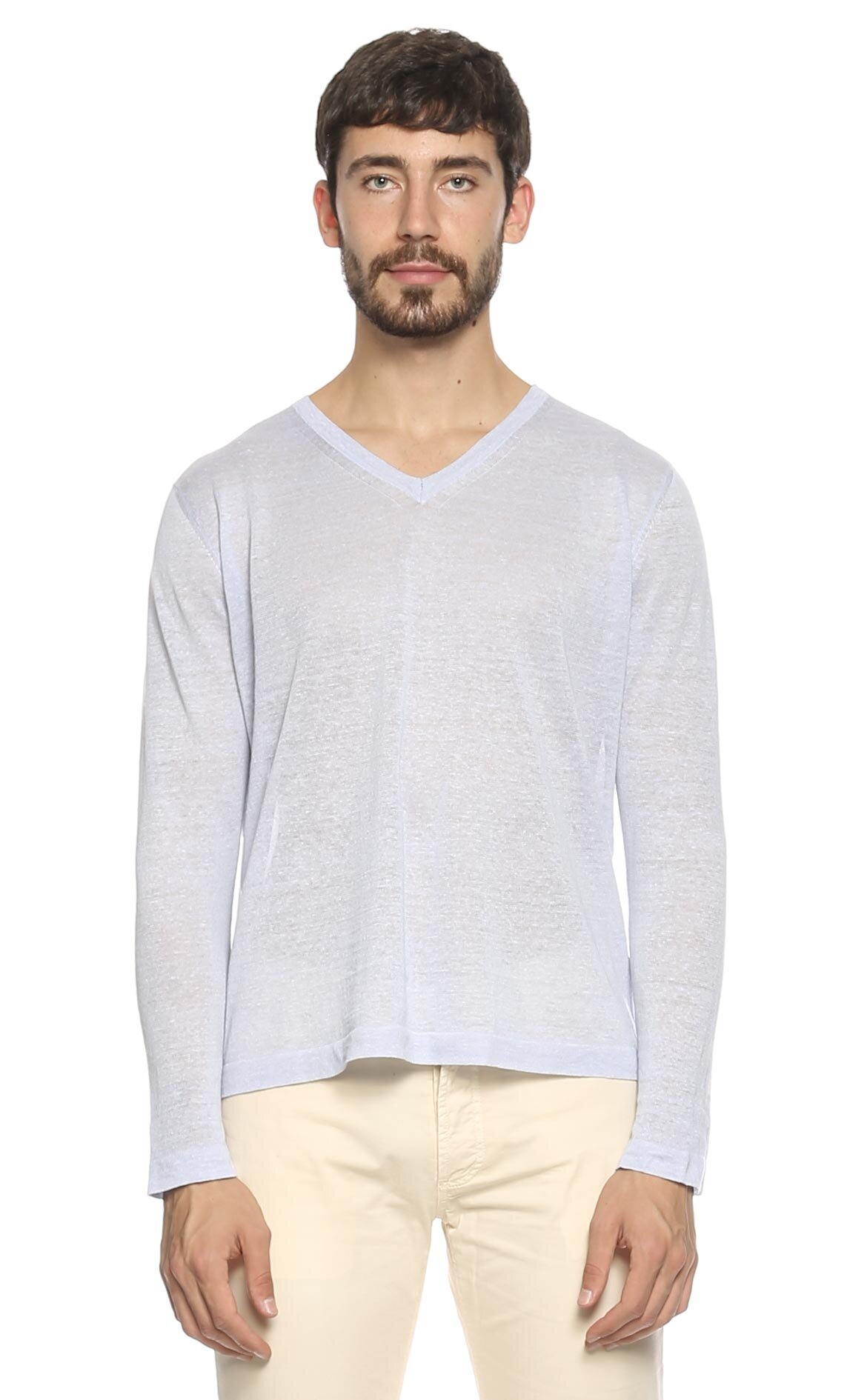 Cesare Attolini-Cesare Attolini Mavi Triko Cesare Attolini-Cesare Attolini Mavi Triko