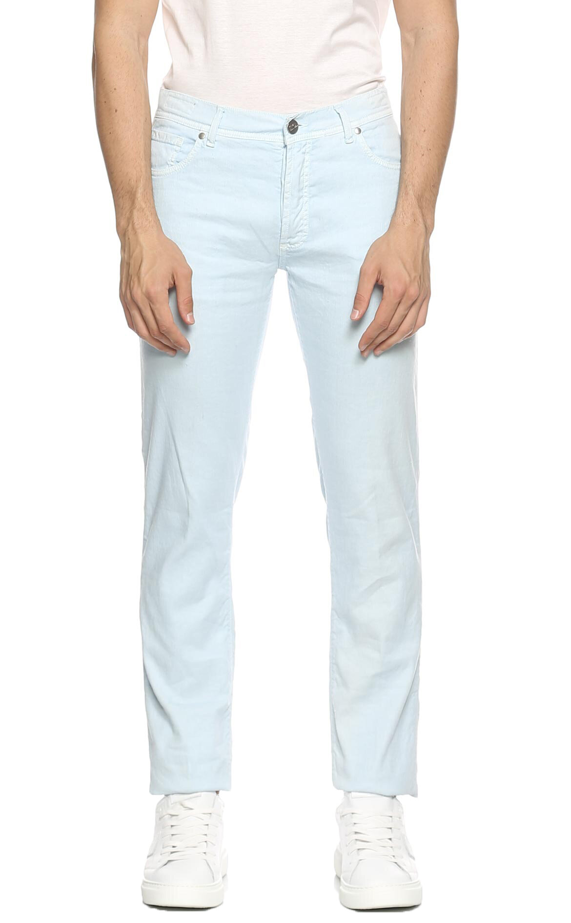 Cesare Attolini-Cesare Attolini Mavi Pantolon Cesare Attolini-Cesare Attolini Mavi Pantolon