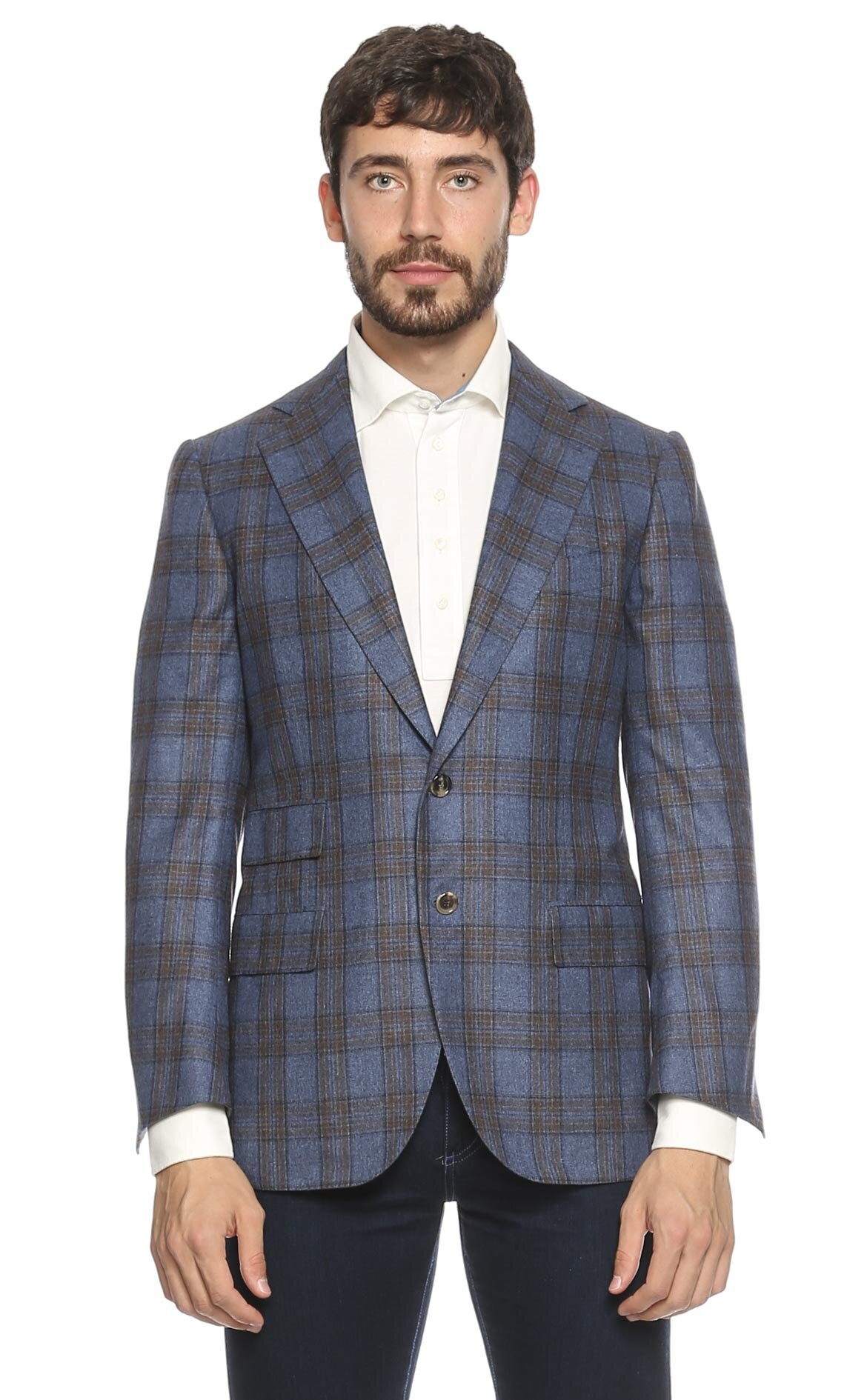 Cesare Attolini-Cesare Attolini Mavi Ceket Cesare Attolini-Cesare Attolini Mavi Ceket