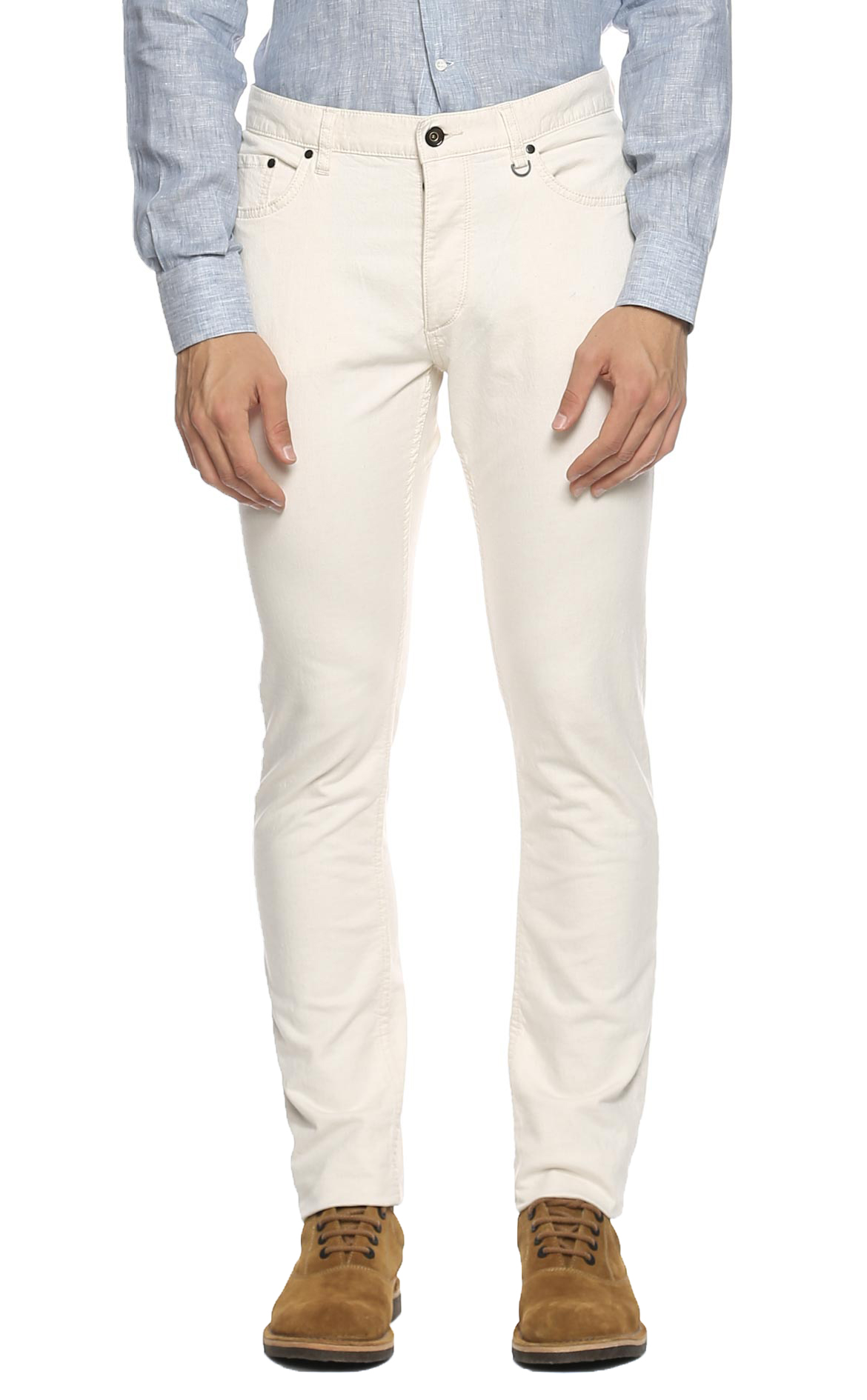 John Varvatos-John Varvatos Beyaz Pantolon