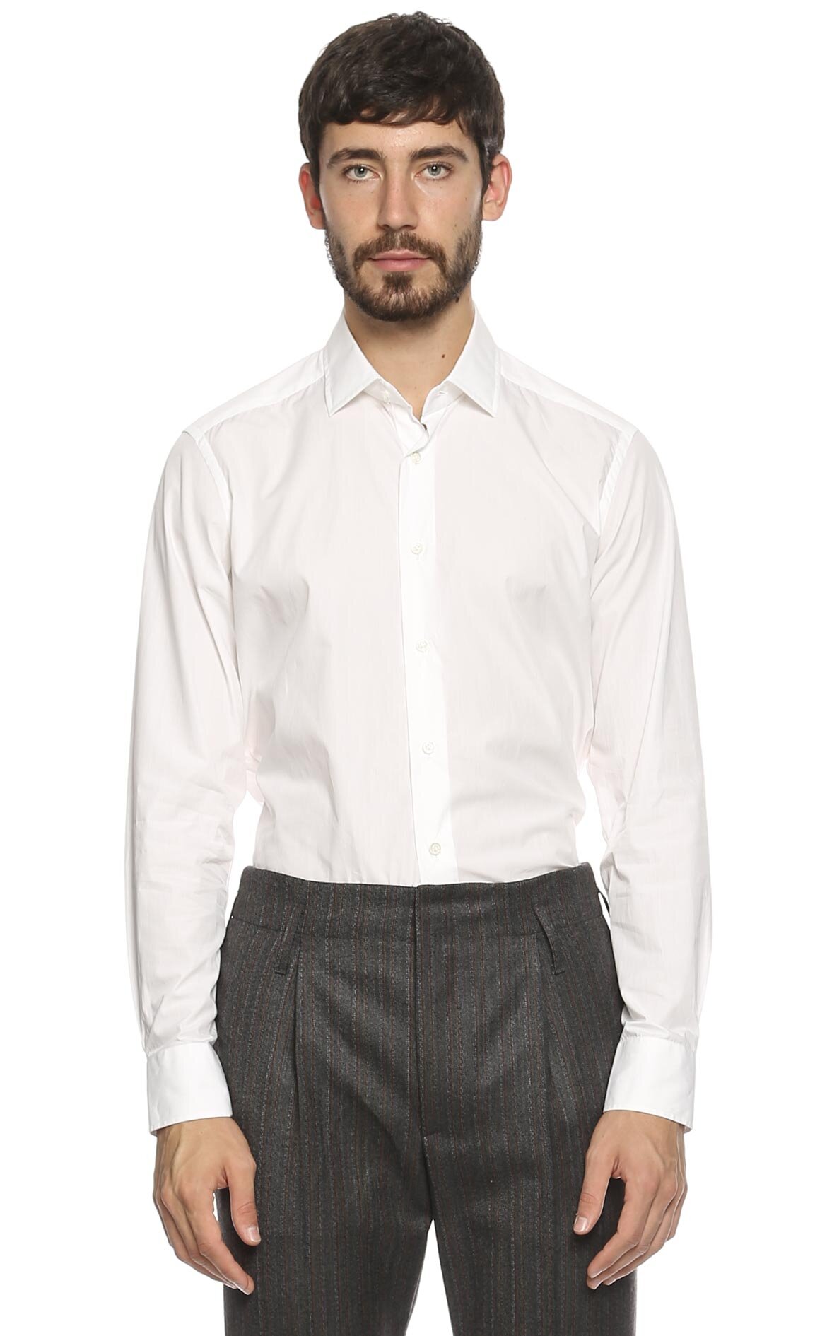 Bagutta Classic-Bagutta Classic Beyaz Gömlek