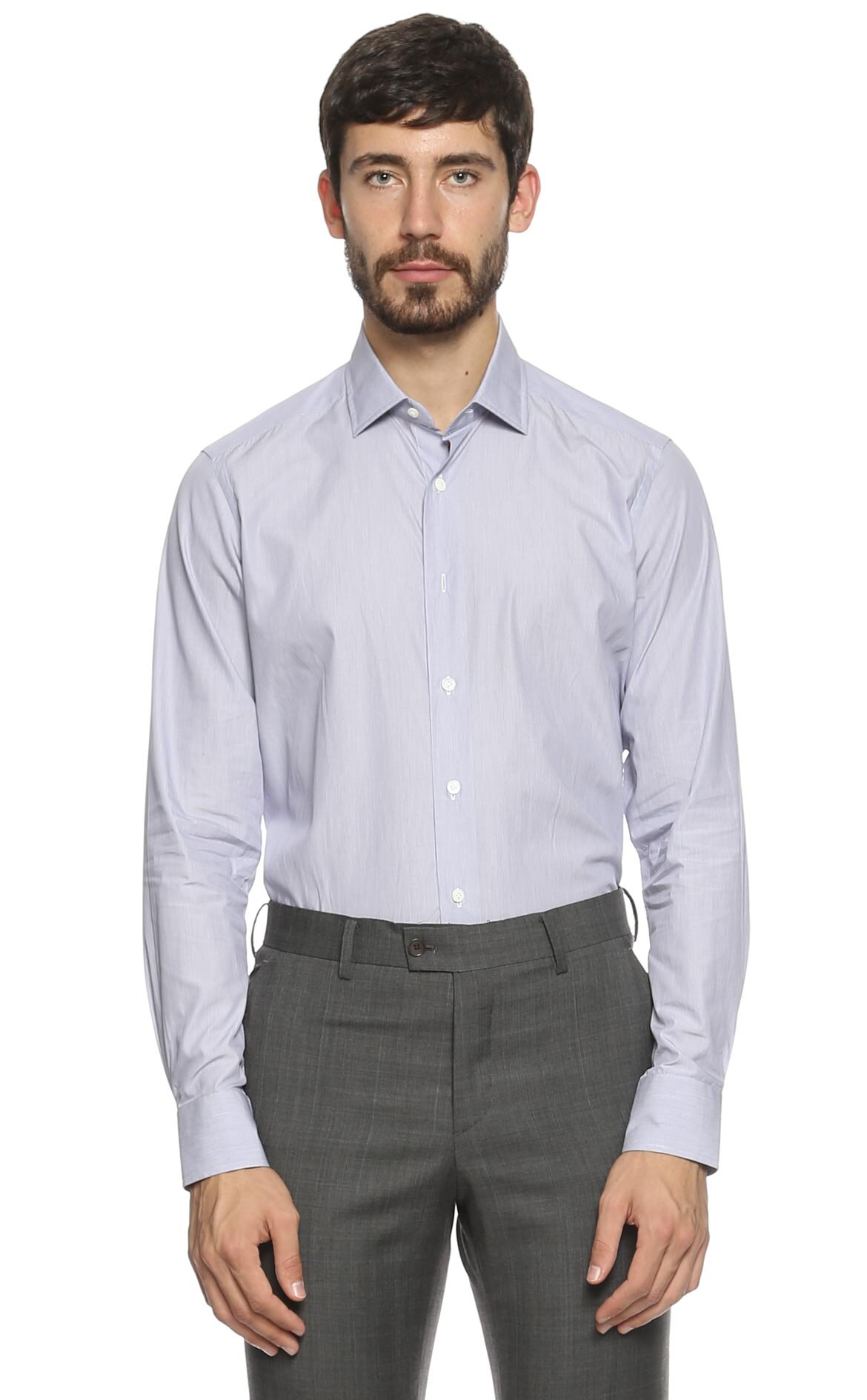 Bagutta Classic-Bagutta Classic Mavi Gömlek