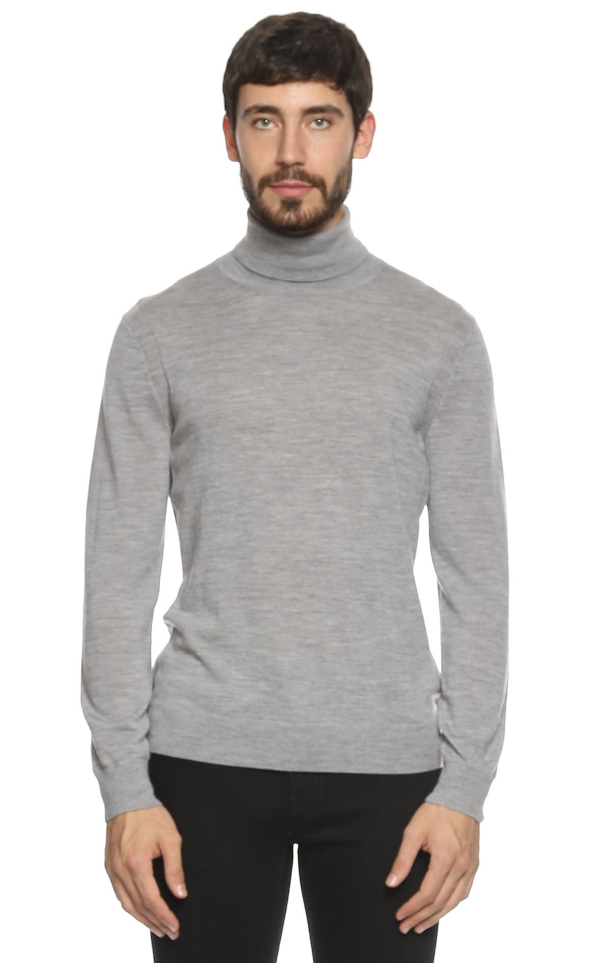 Michael Kors Collection-Michael Kors Collection Gri Triko