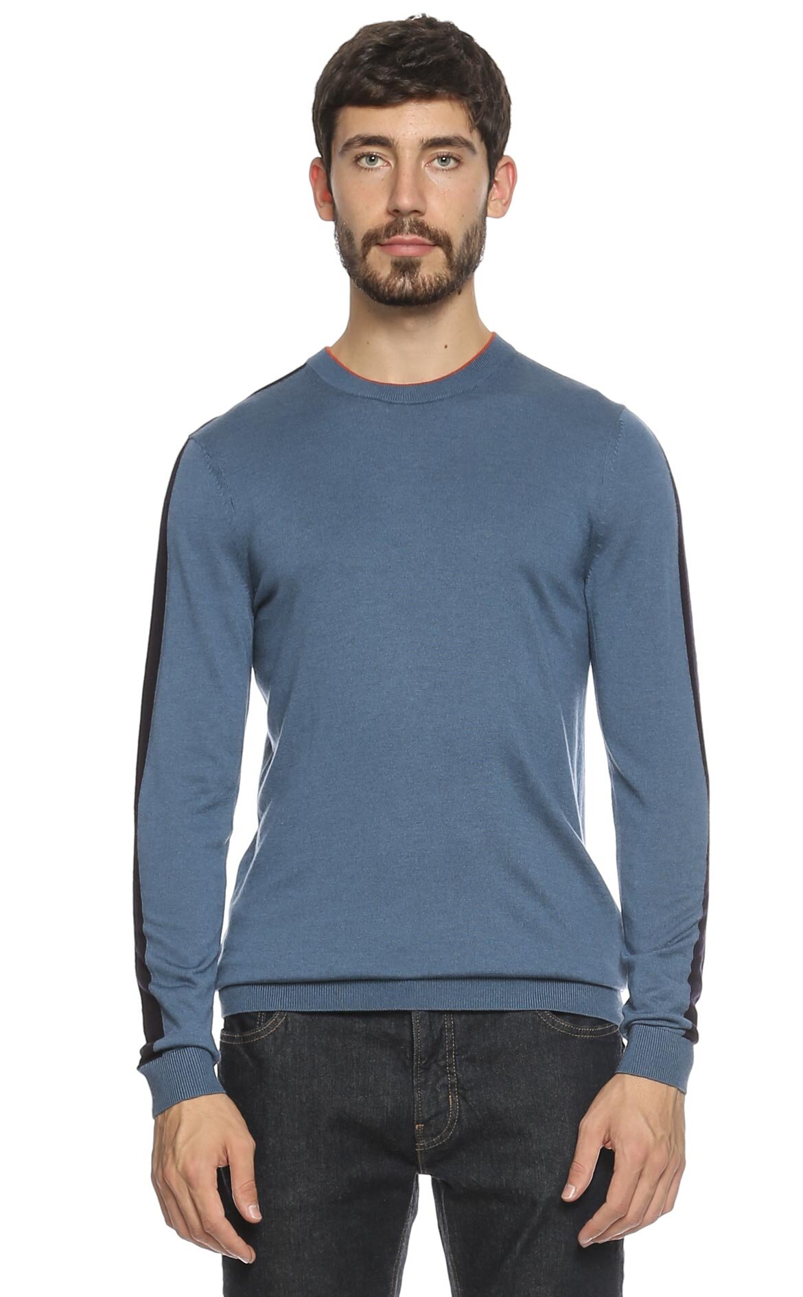 Ted Baker-Ted Baker Mavi Triko