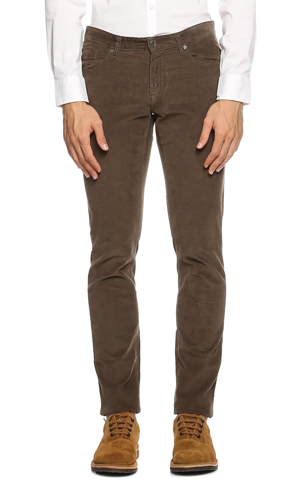 Faconnable-Faconnable Gri Pantolon Faconnable-Faconnable Gri Pantolon