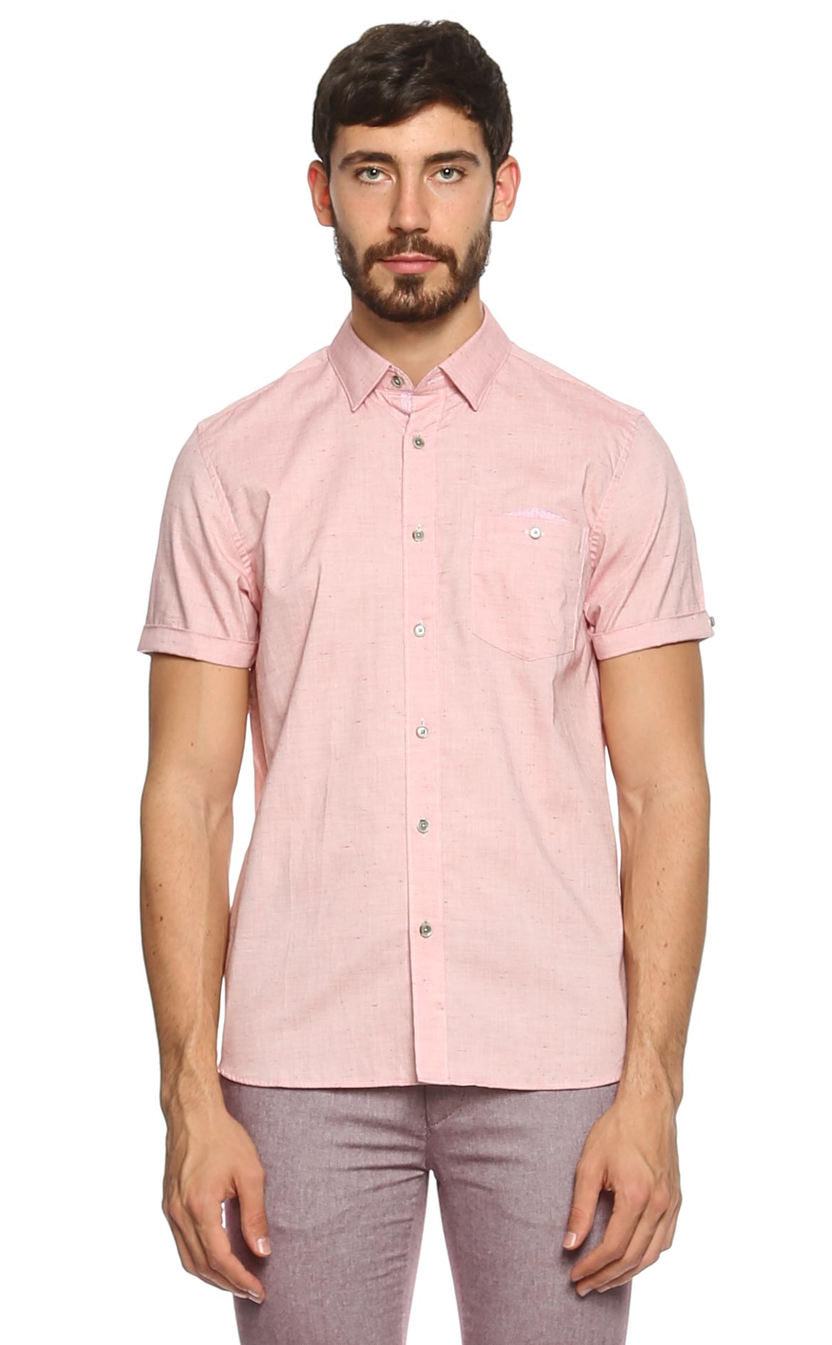 Ted Baker-Ted Baker Pembe Gömlek Ted Baker-Ted Baker Pembe Gömlek