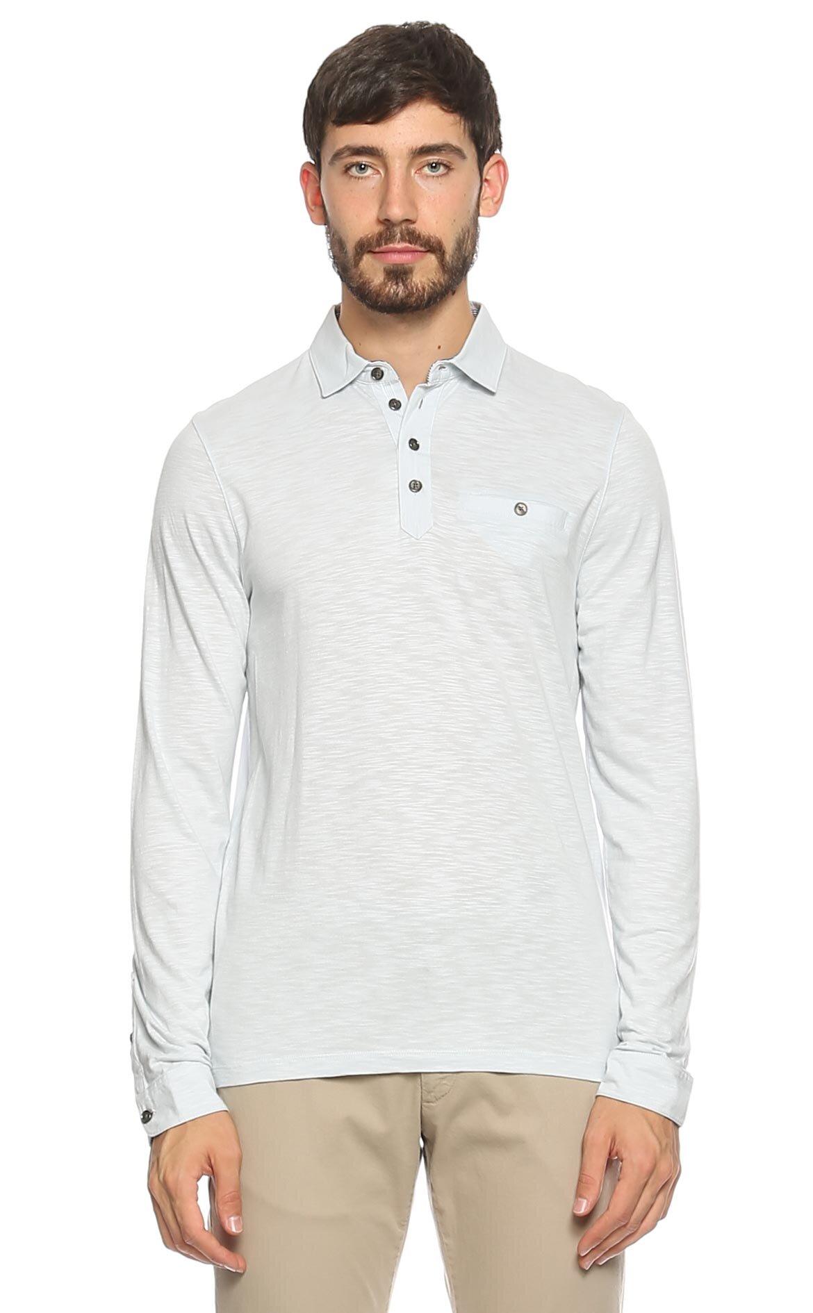 Ted Baker-Ted Baker Mavi Polo T-Shirt