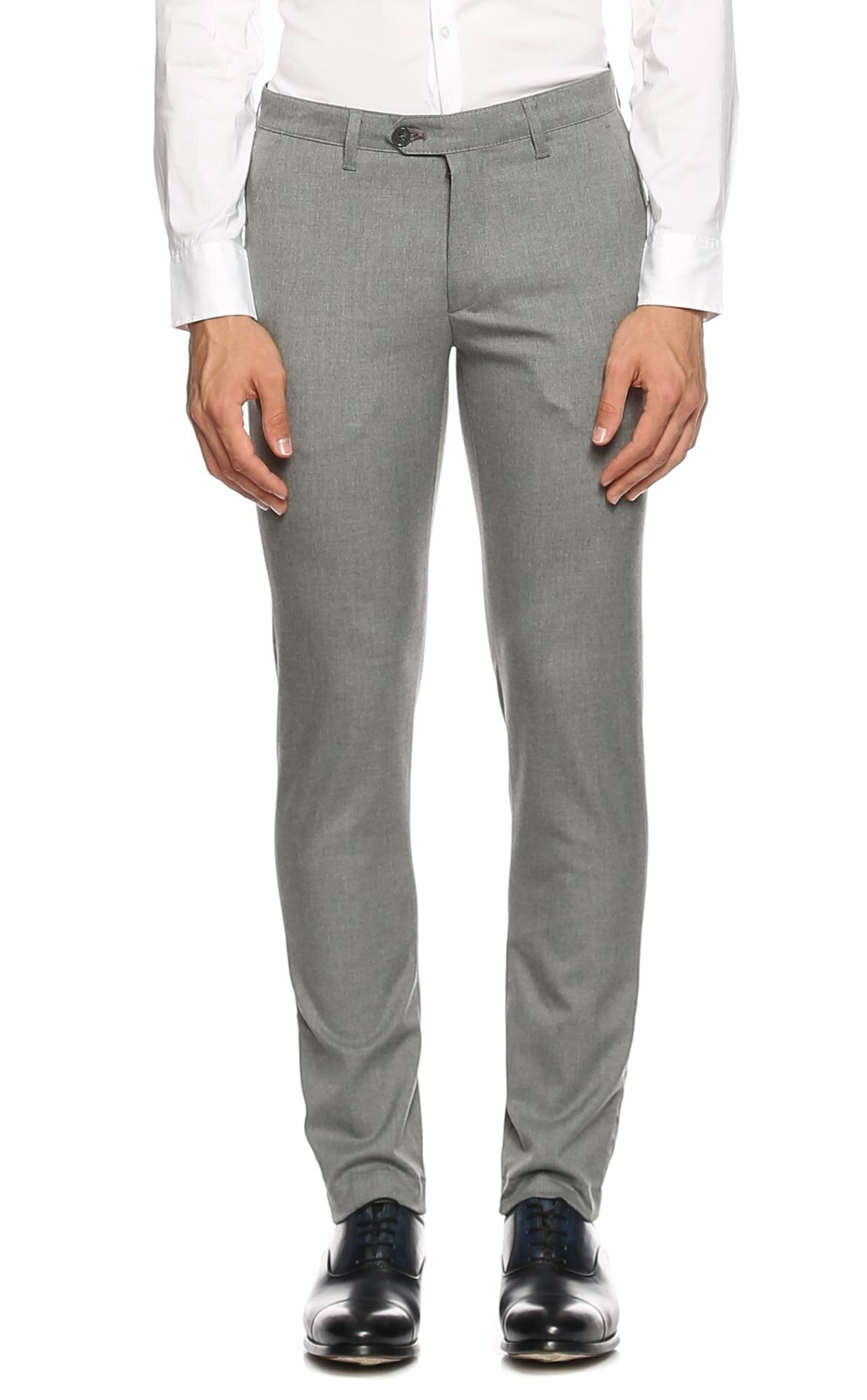 Ted Baker-Ted Baker Gri Pantolon