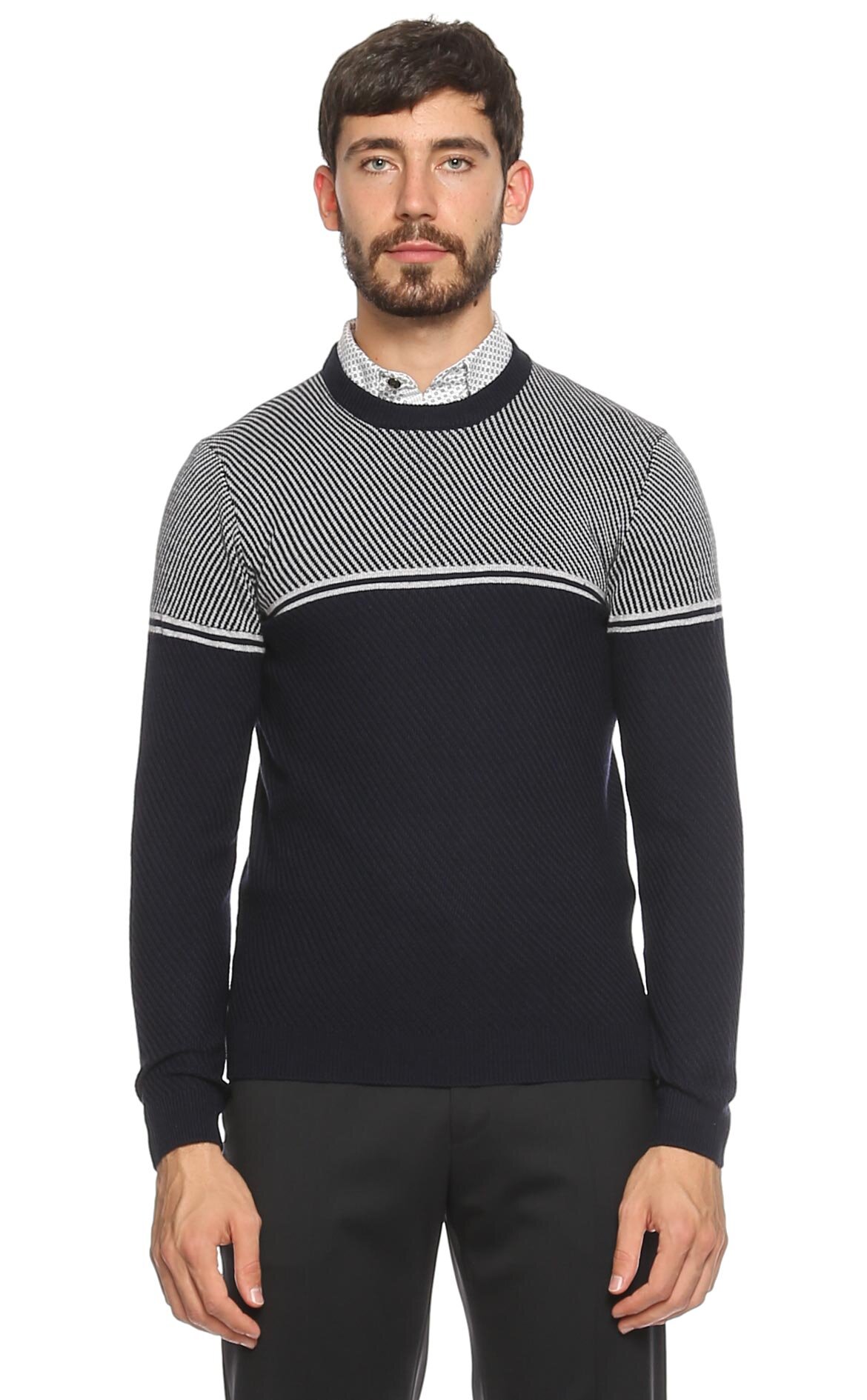 Ted Baker-Ted Baker Lacivert Triko