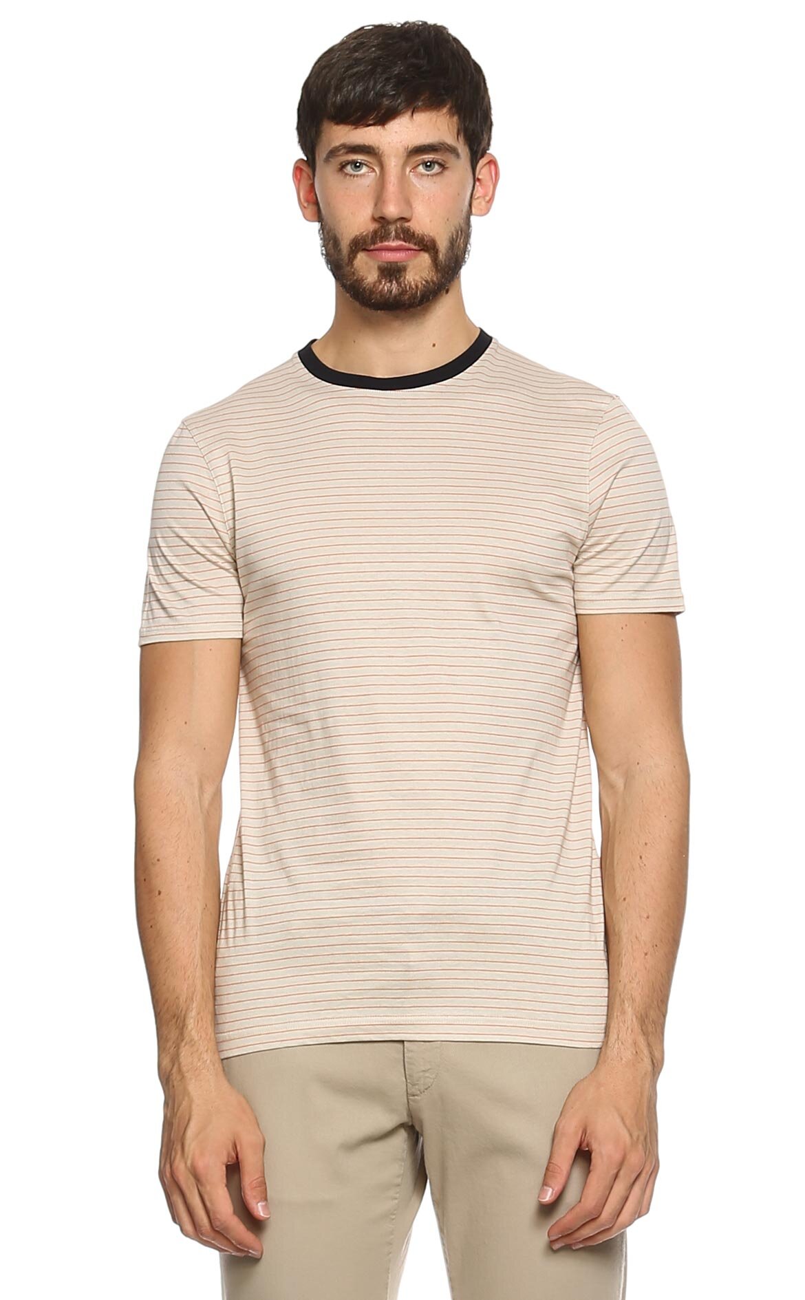 Ted Baker-Ted Baker Krem Rengi T-Shirt