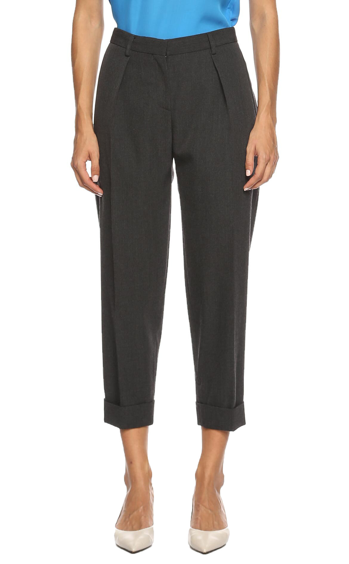 Alberta Ferretti -Alberta Ferretti  Gri Pantolon