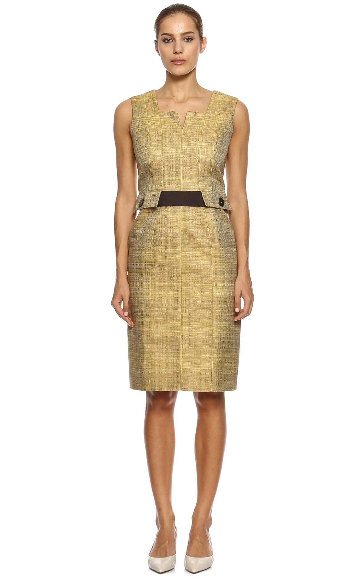 Carolina Herrera-Carolina Herrera Sarı Elbise