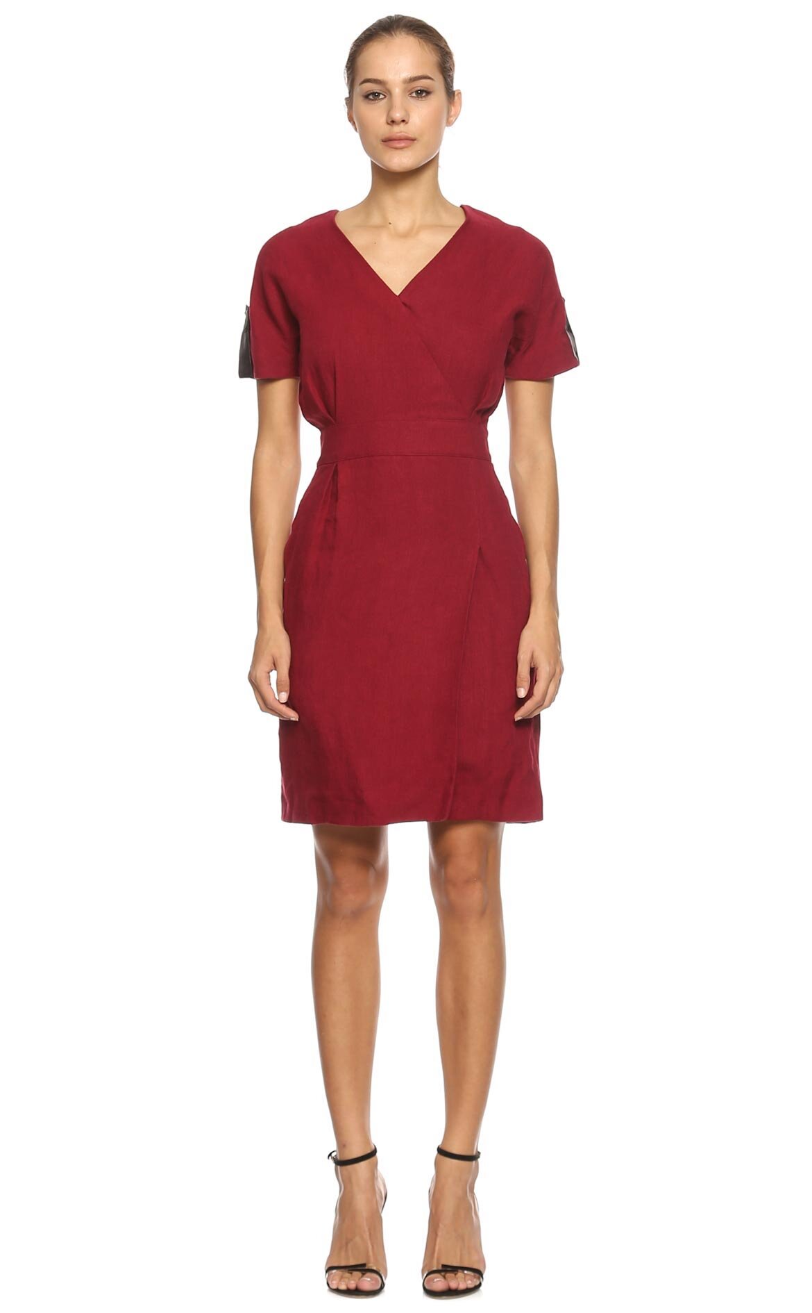 Longchamp-Longchamp Bordo Elbise
