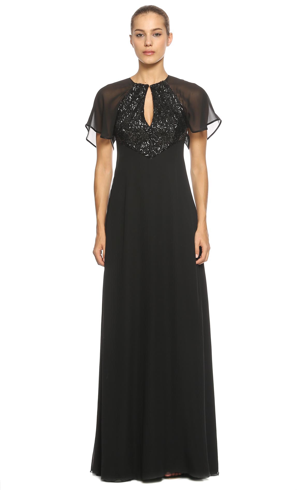 Lanvin-Lanvin Siyah Gece Elbisesi