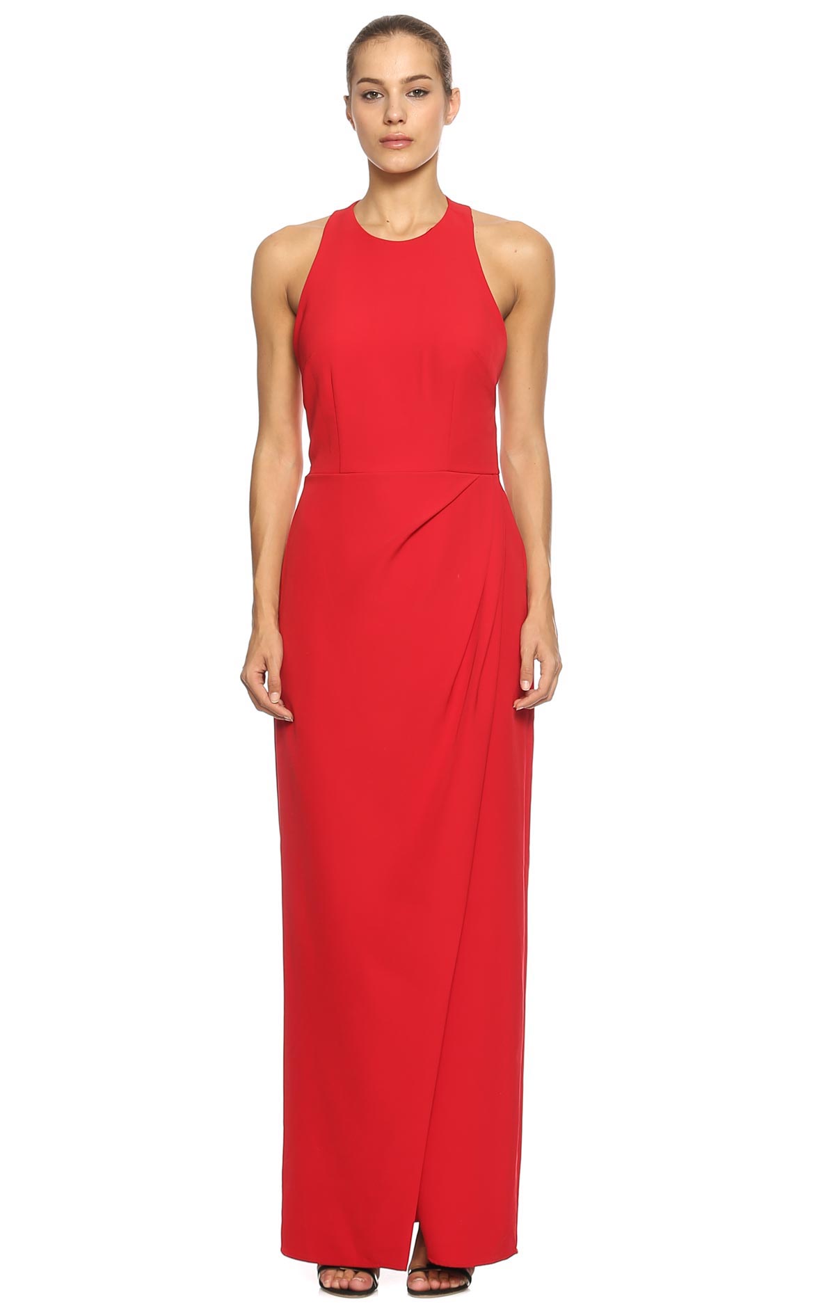 JS Collections-JS Collections Kırmızı Gece Elbisesi JS Collections-JS Collections Kırmızı Gece Elbisesi