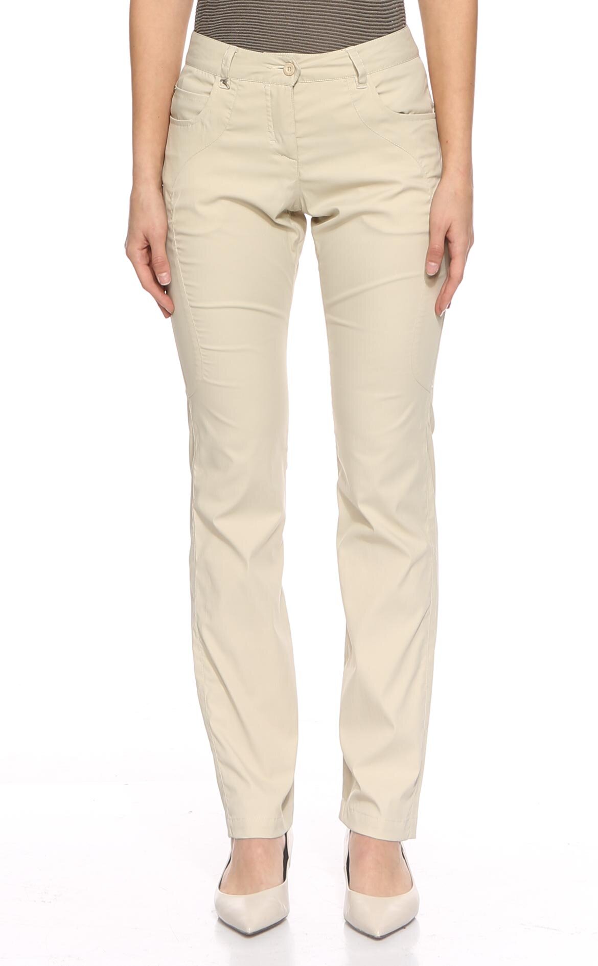 Chervo-Chervo Krem Rengi Pantolon