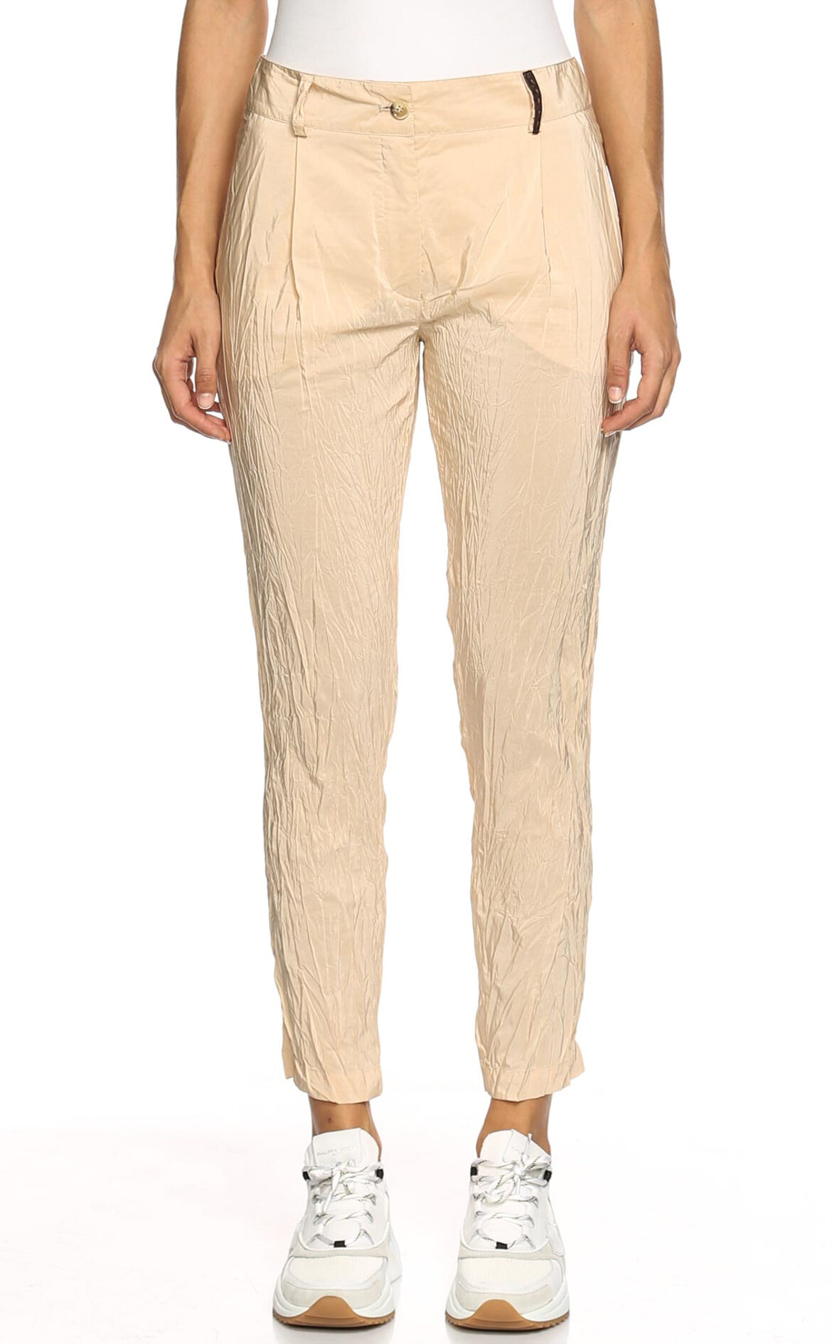 Ermanno Scervino-Ermanno Scervino Krem Rengi Pantolon Ermanno Scervino-Ermanno Scervino Krem Rengi Pantolon