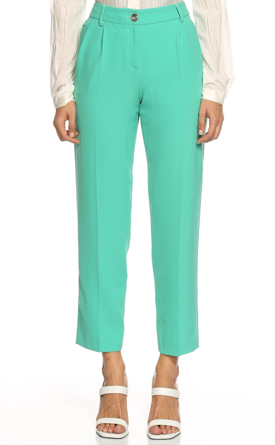 Blumarine-Blumarine Yeşil Pantolon