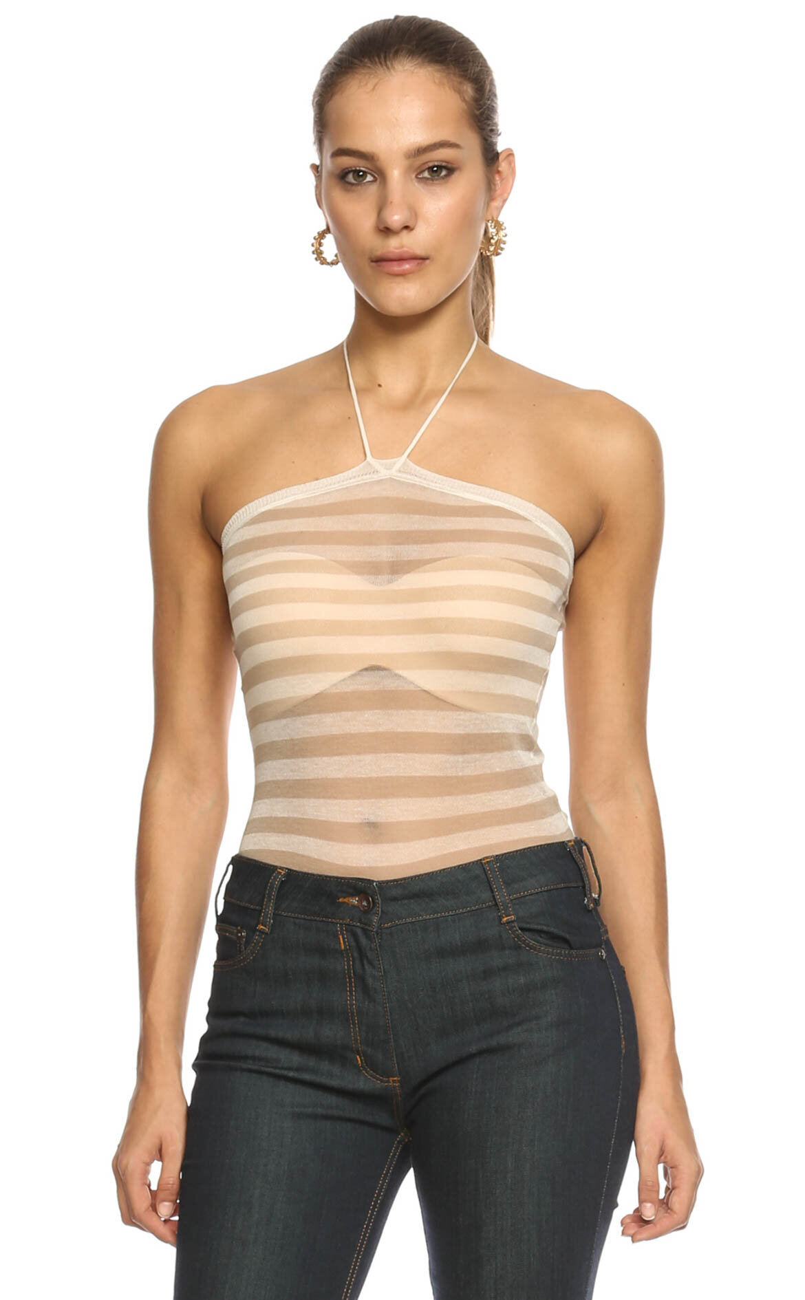 Ermanno Scervino-Ermanno Scervino Beyaz Top Ermanno Scervino-Ermanno Scervino Beyaz Top