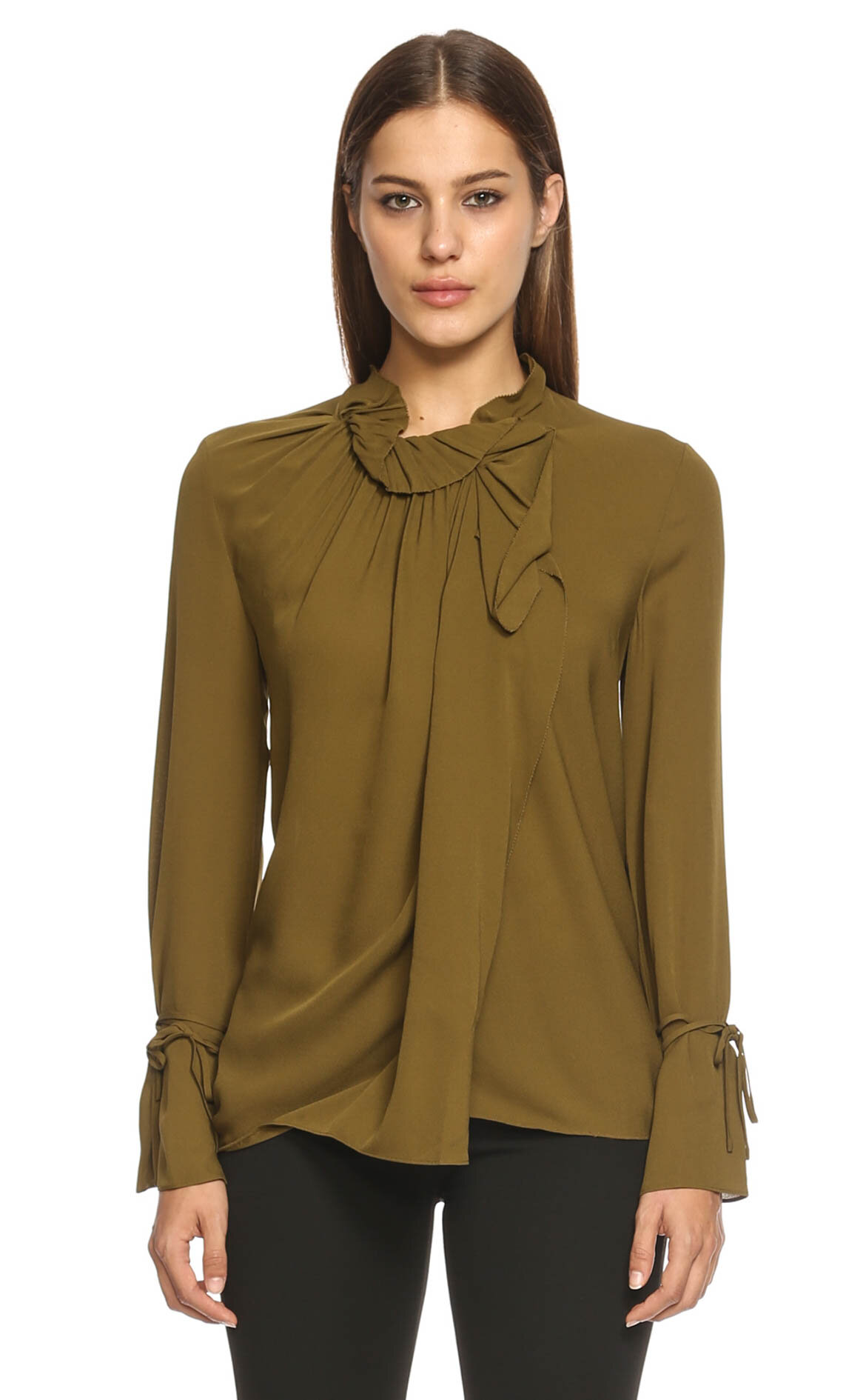 3.1 Phillip Lim-3.1 Phillip Lim Haki Bluz