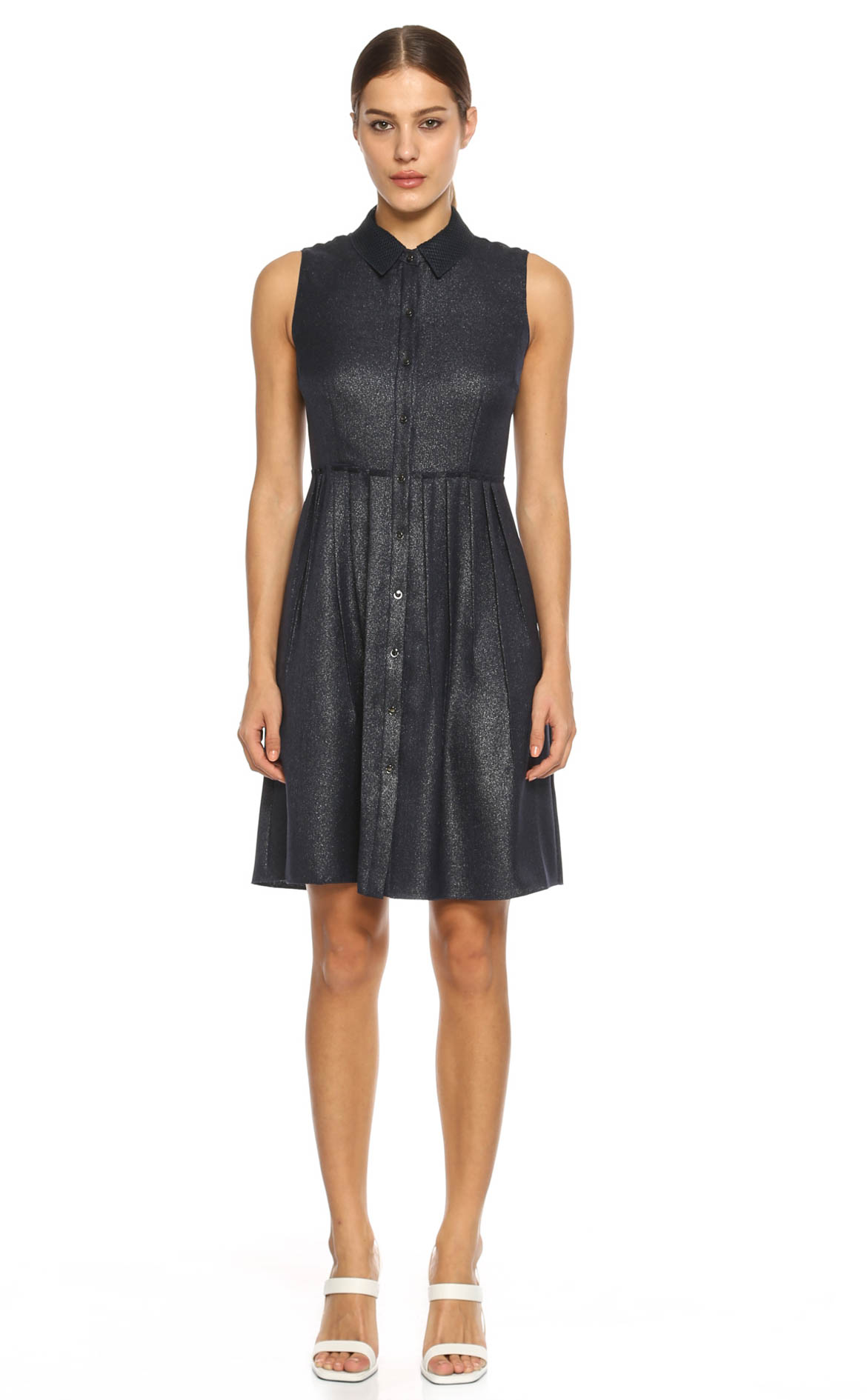 Elie Tahari-Elie Tahari Lacivert Elbise Elie Tahari-Elie Tahari Lacivert Elbise