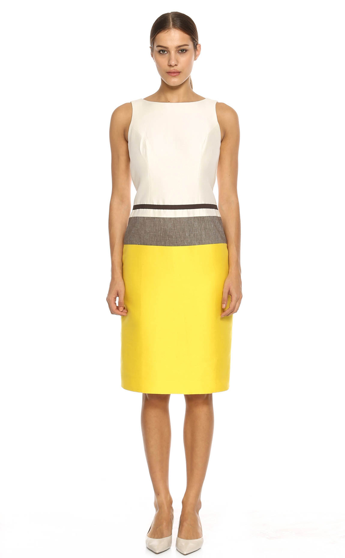 Carolina Herrera-Carolina Herrera Sarı Elbise