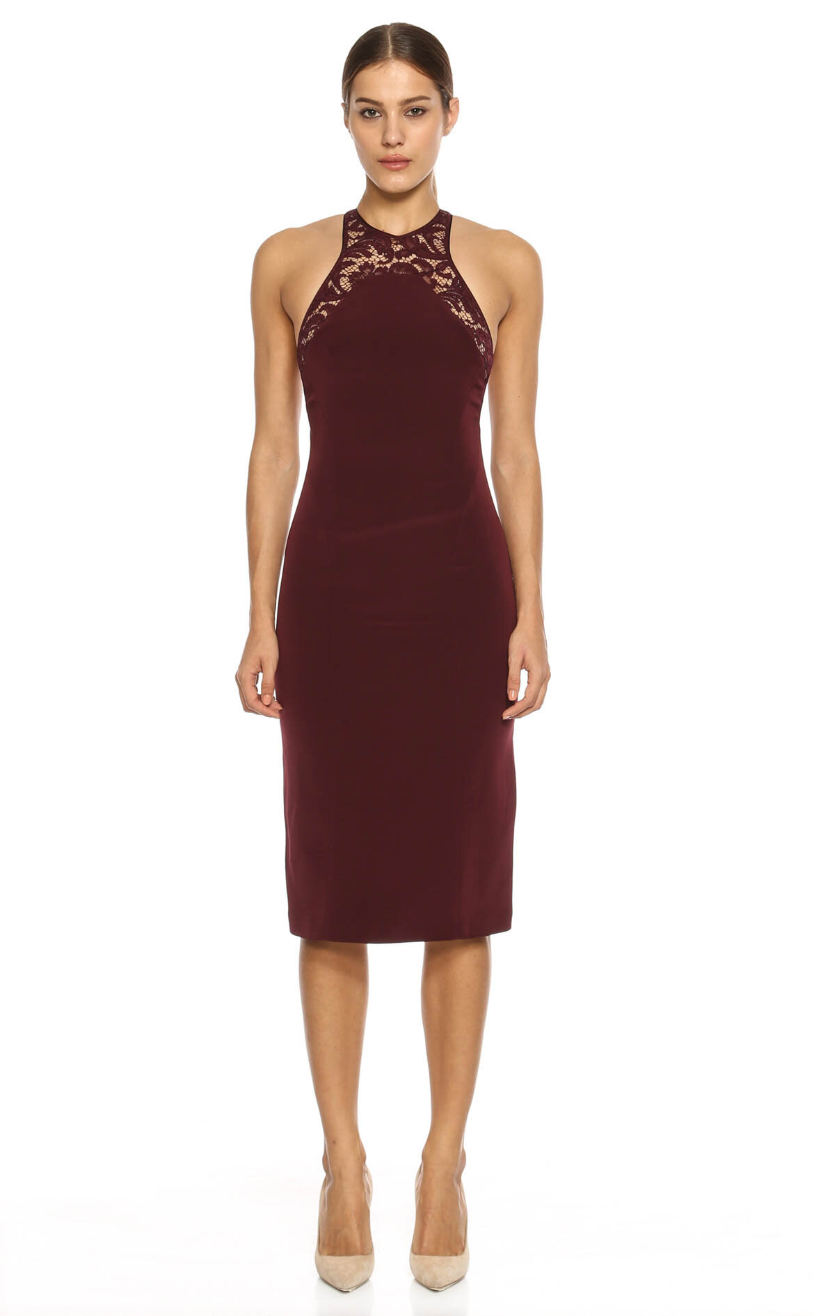Galvan-Galvan Bordo Elbise Galvan-Galvan Bordo Elbise