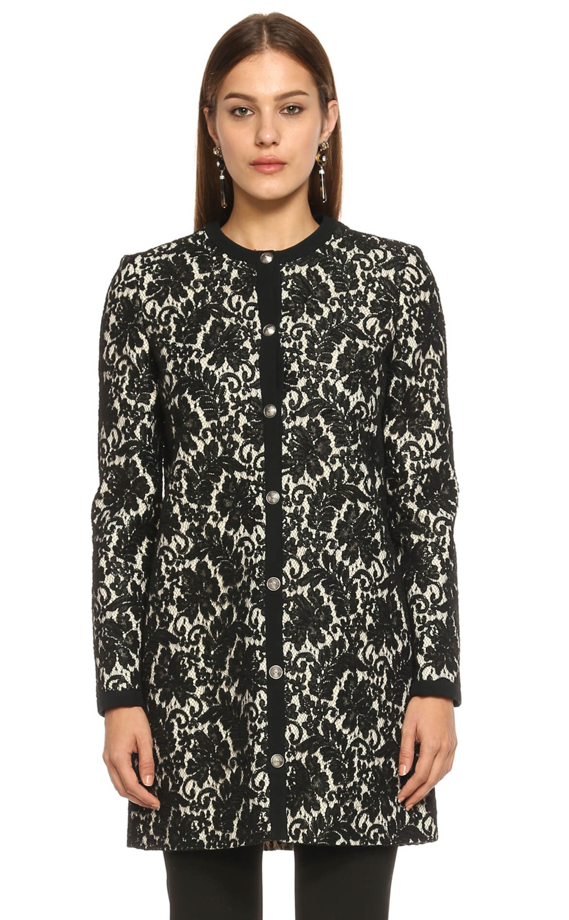 Fausto Puglisi-Fausto Puglisi Siyah Palto