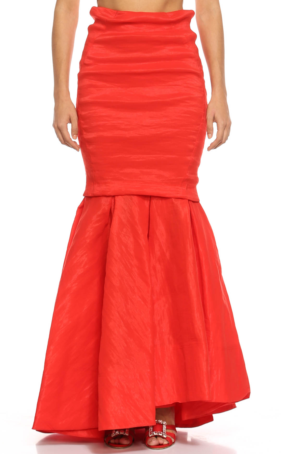 Donna Karan-Donna Karan Kırmızı Etek Donna Karan-Donna Karan Kırmızı Etek
