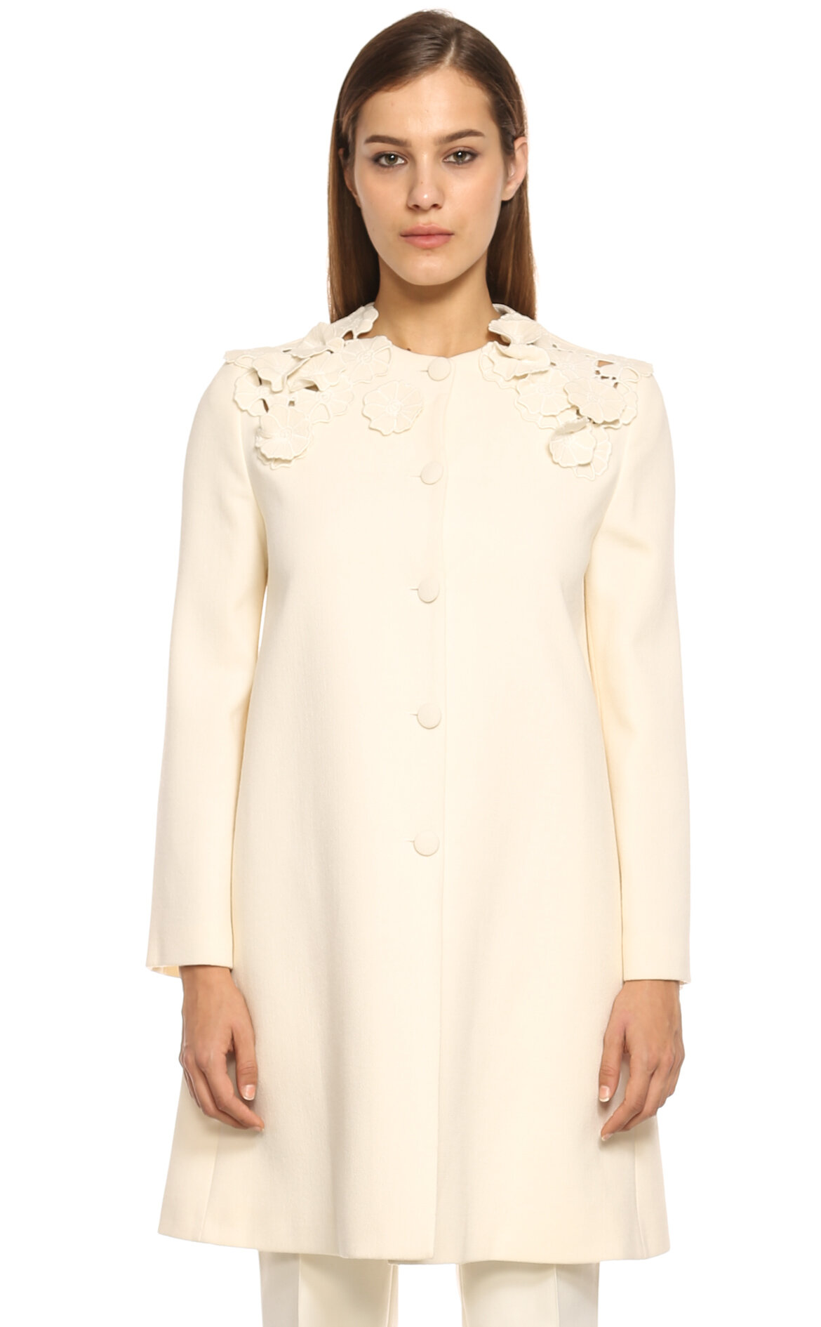 Lanvin-Lanvin Ekru Palto Lanvin-Lanvin Ekru Palto