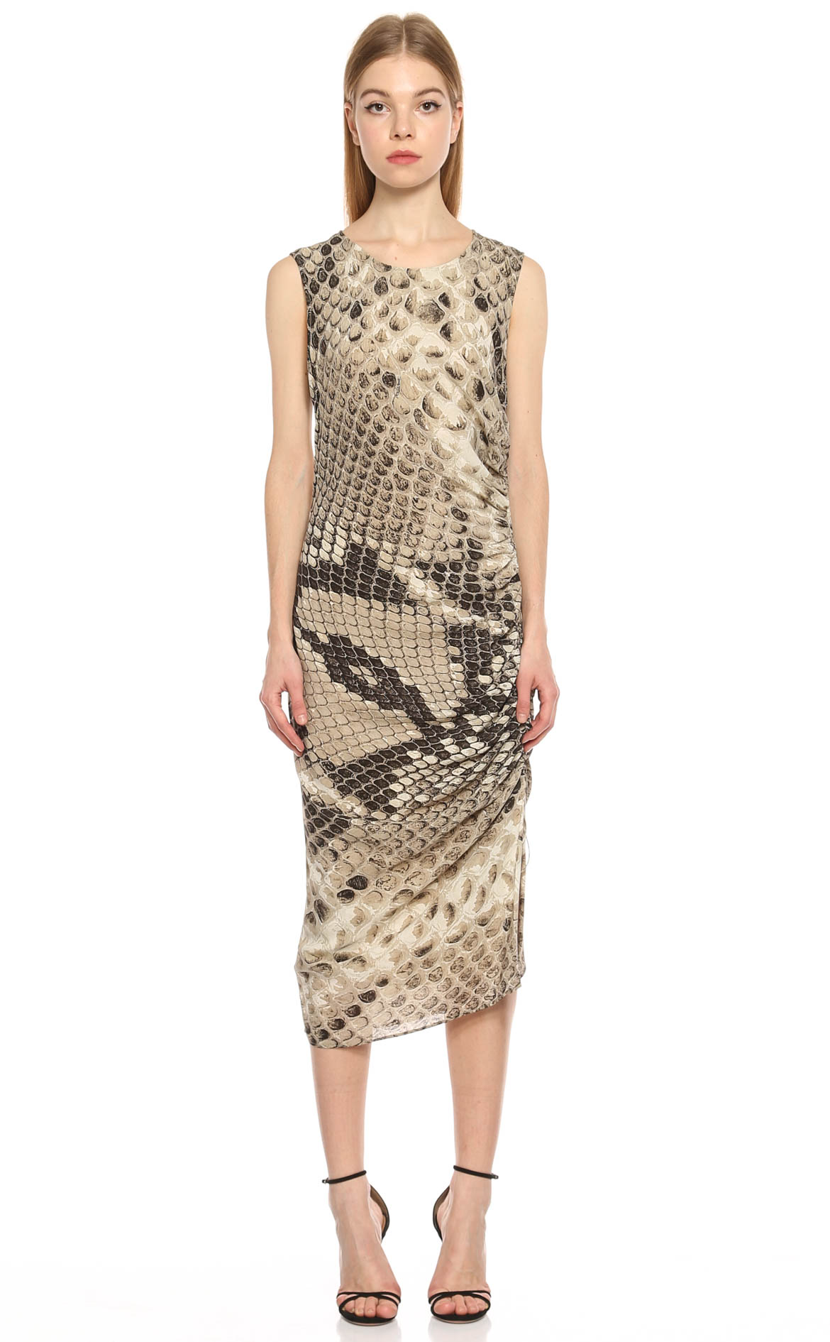 Roberto Cavalli-Roberto Cavalli Vizon Elbise Roberto Cavalli-Roberto Cavalli Vizon Elbise