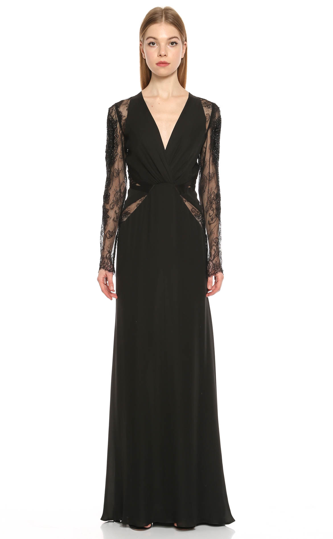 Roberto Cavalli-Roberto Cavalli Siyah Gece Elbisesi