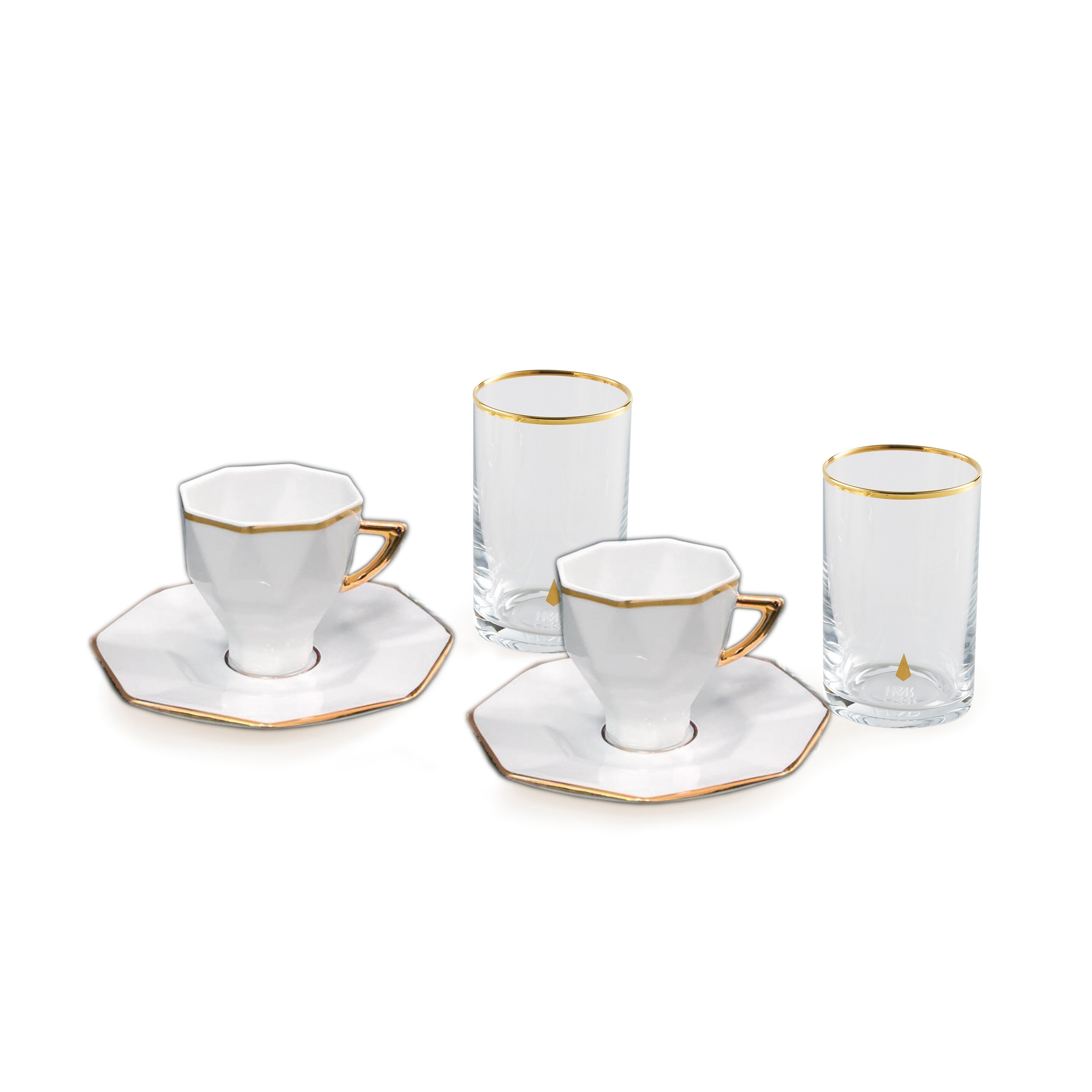 Har -Har  Beyaz Kahve Fincan Seti