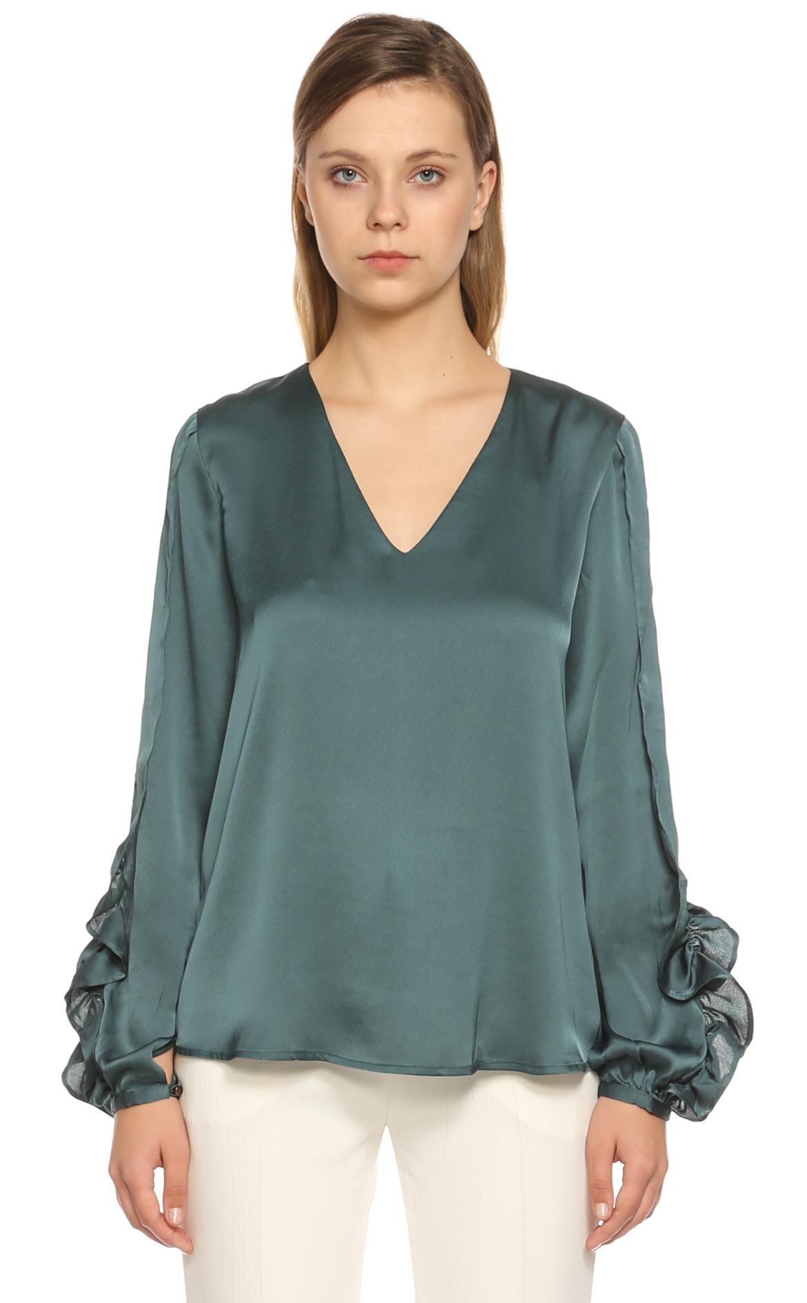 Just Lıke You-Just Lıke You Yeşil Bluz Just Lıke You-Just Lıke You Yeşil Bluz