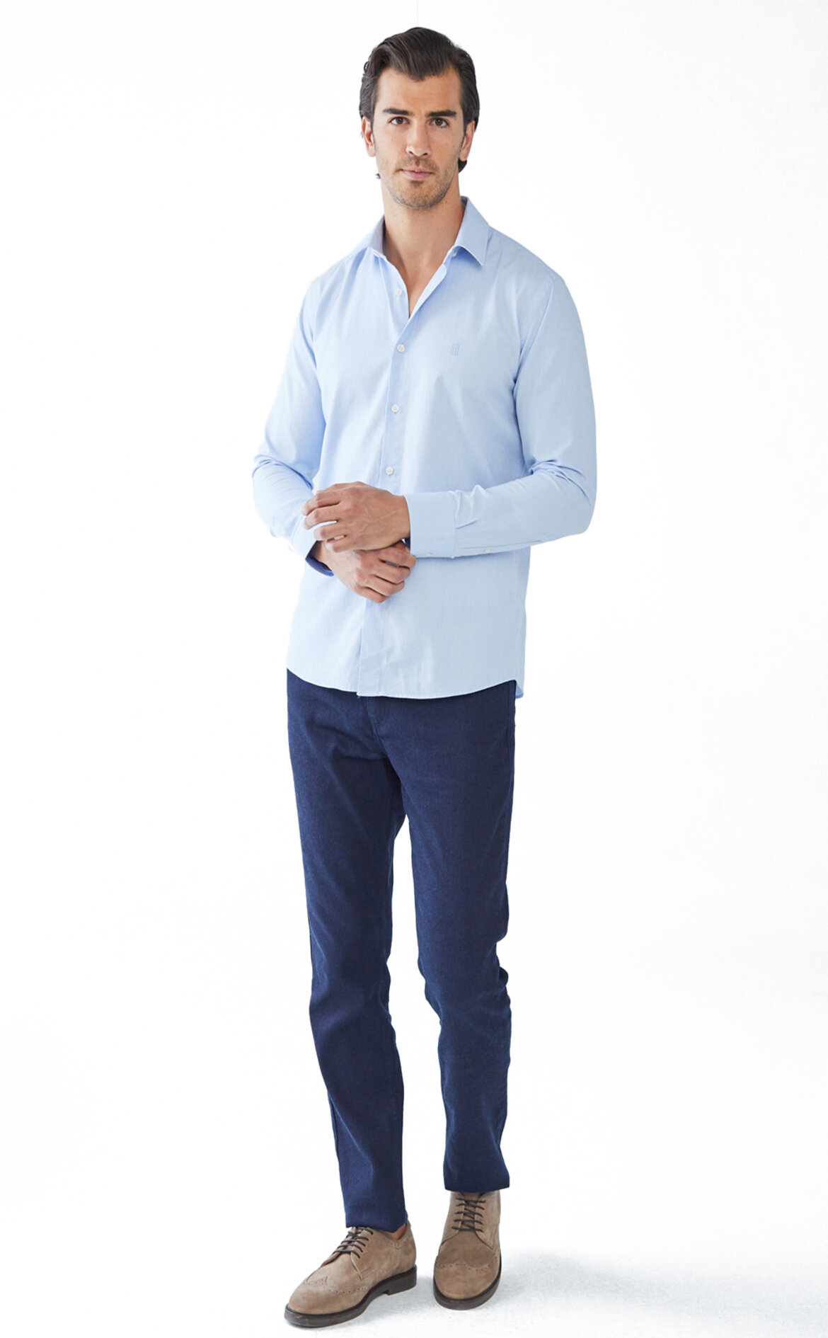 Borıs Becker-Borıs Becker Mavi Gömlek Borıs Becker-Borıs Becker Mavi Gömlek