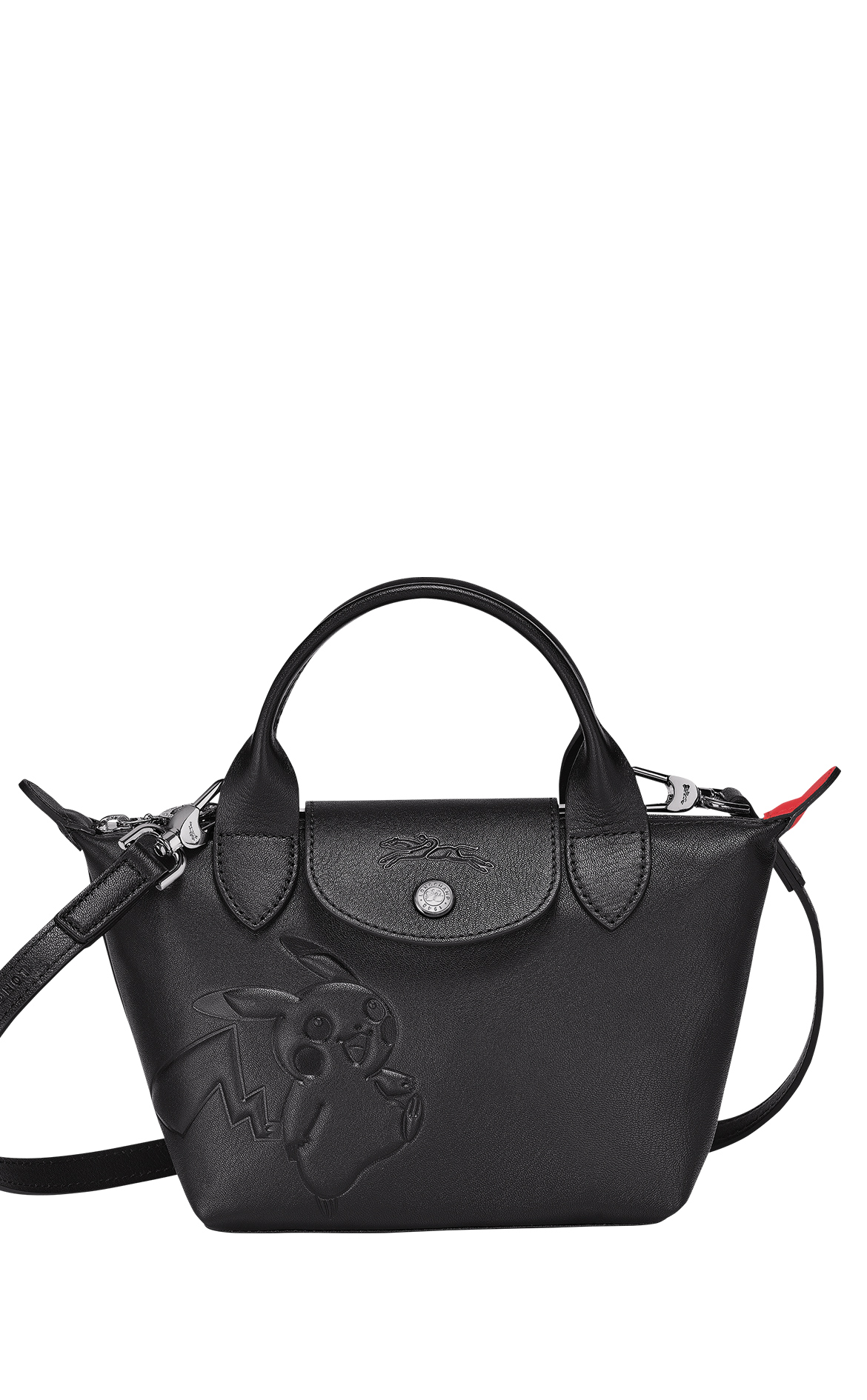 Longchamp-Longchamp Le Pliage Cuir El Çantası XS Longchamp-Longchamp Le Pliage Cuir El Çantası XS