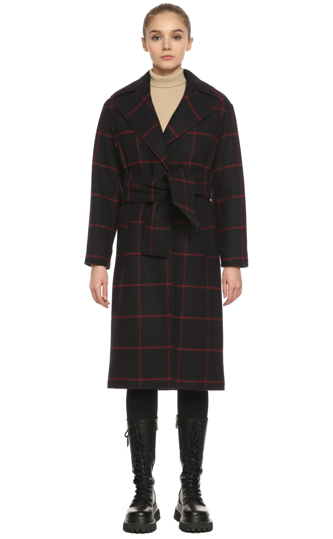 Self Portrait-Self Portrait Lacivert Palto