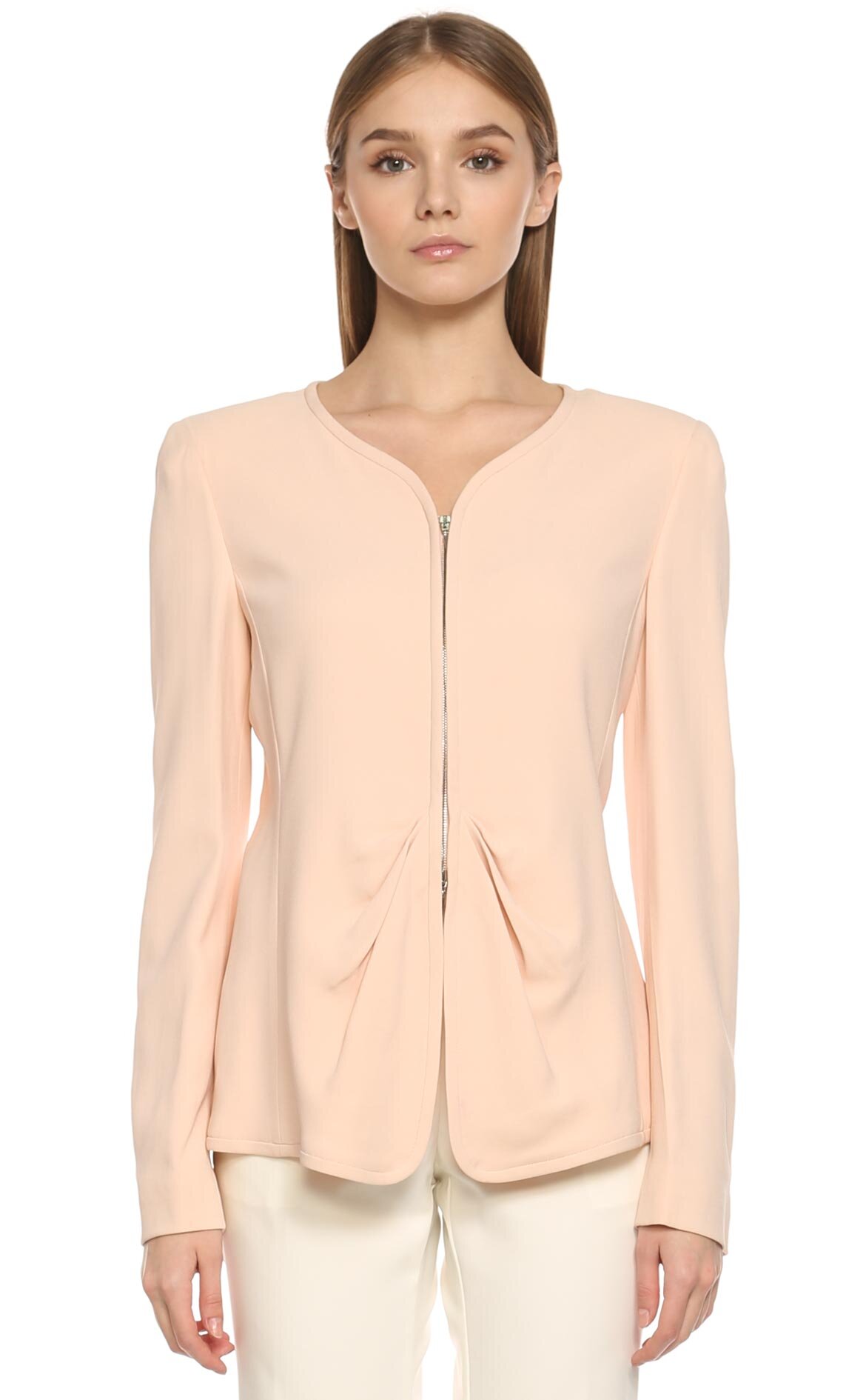 Armani Collezioni-Armani Collezioni Pudra Rengi Ceket