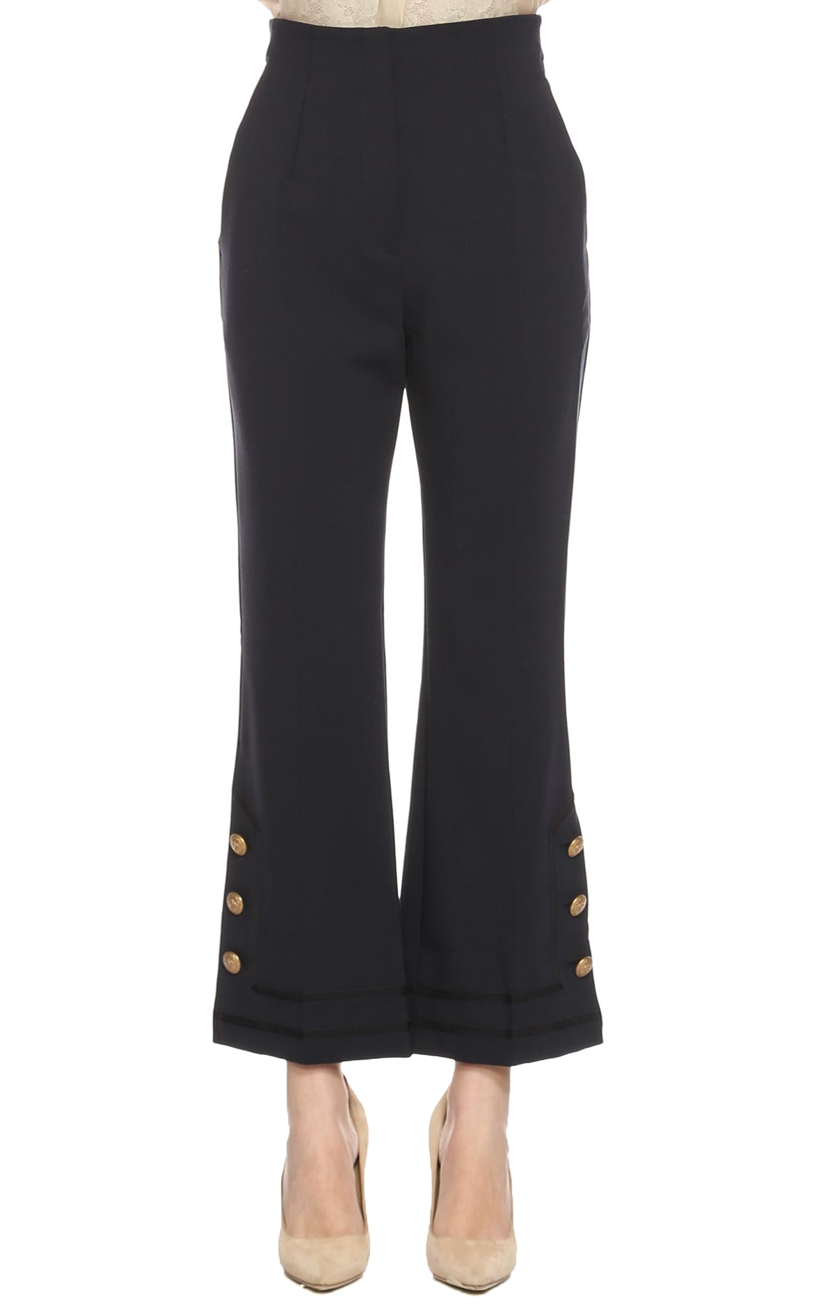 Alberta Ferretti -Alberta Ferretti  Lacivert Pantolon