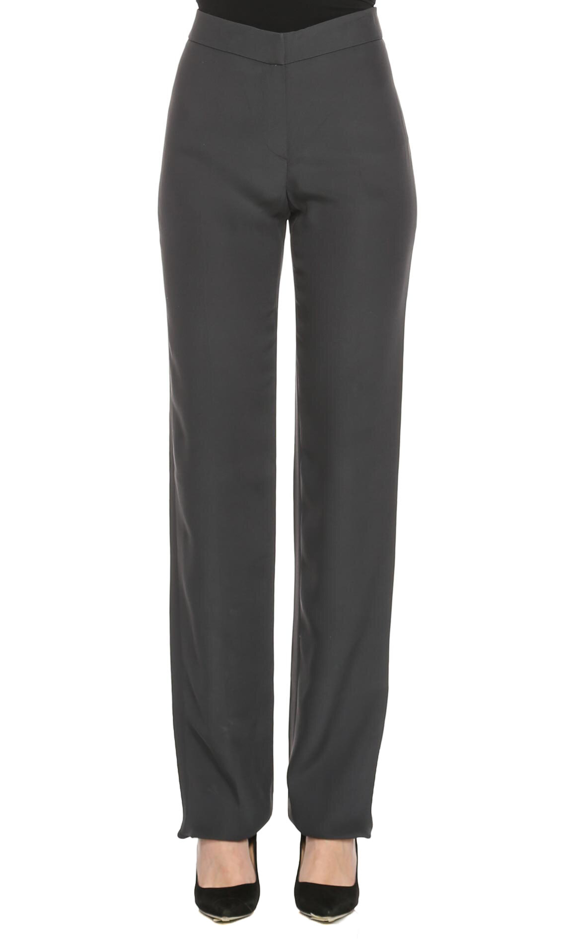 Armani Collezioni-Armani Collezioni Antrasit Pantolon