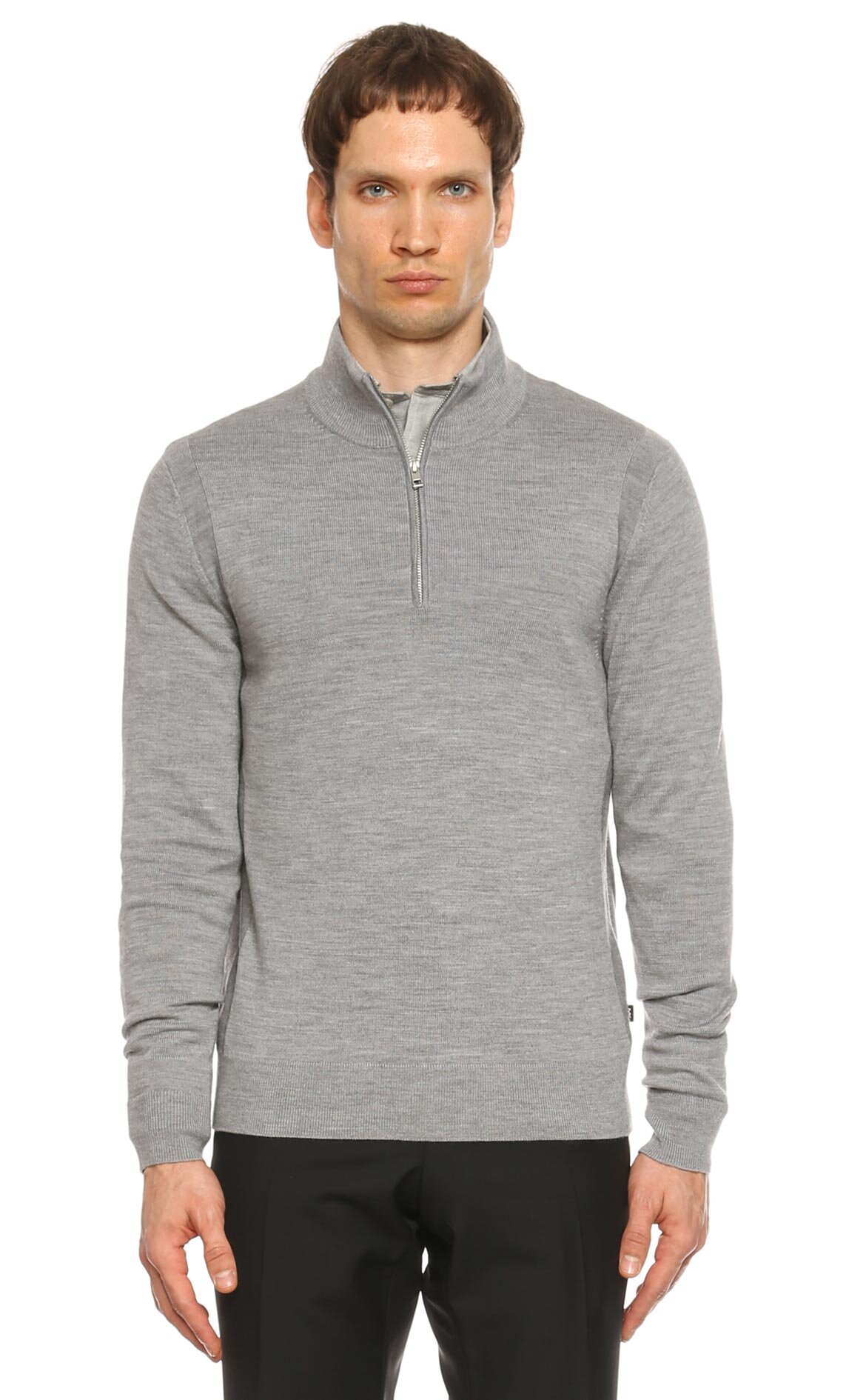 Michael Kors Collection-Michael Kors Collection Gri Triko